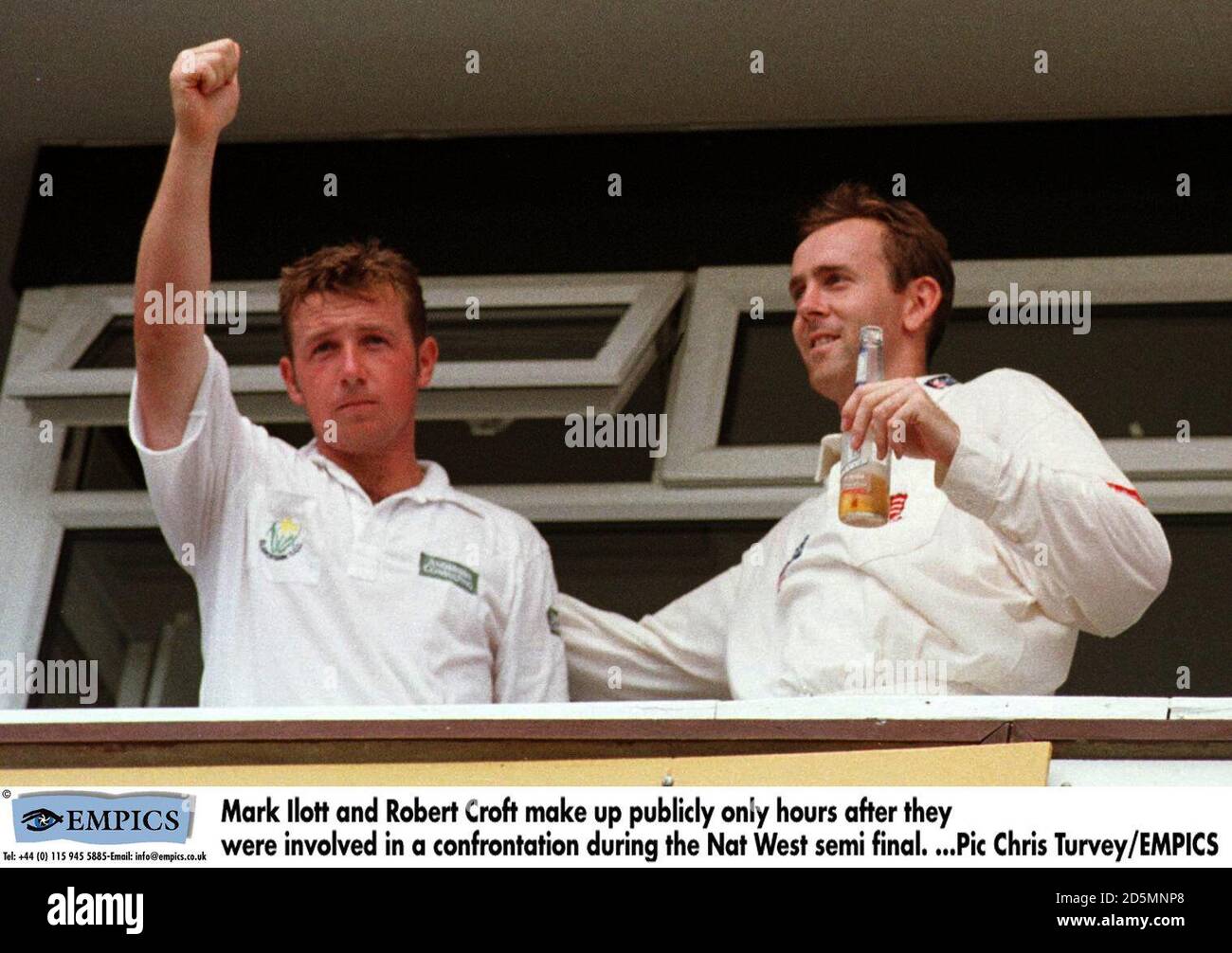 Mark Ilott and Robert Croft make up publicly only hours after they were ...