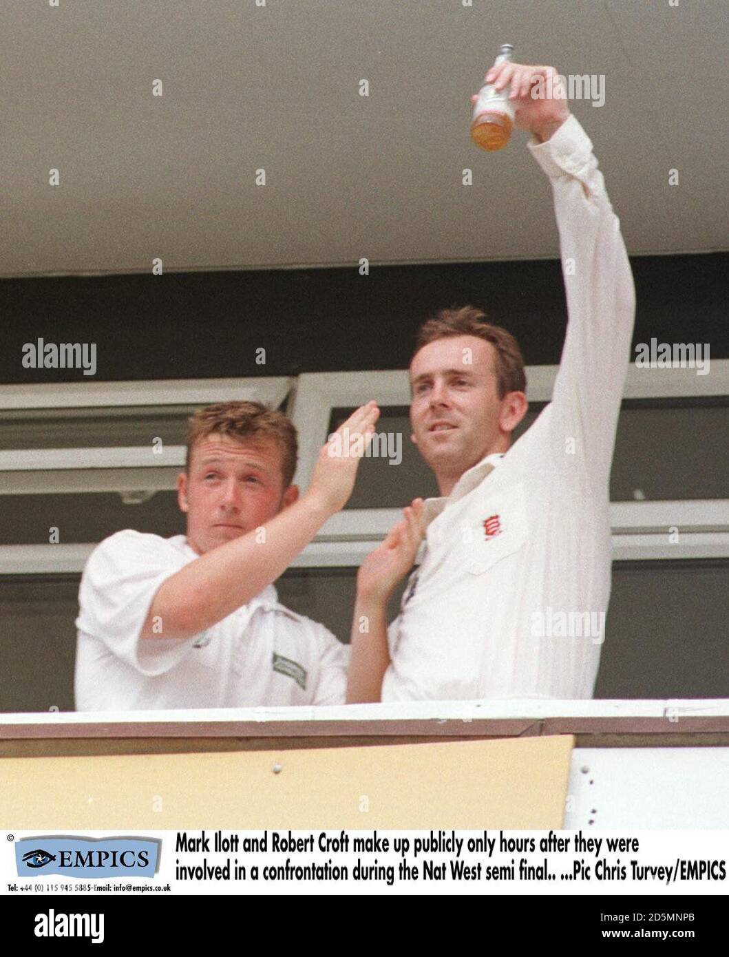 Mark Ilott and Robert Croft make up publicly only hours after they were ...