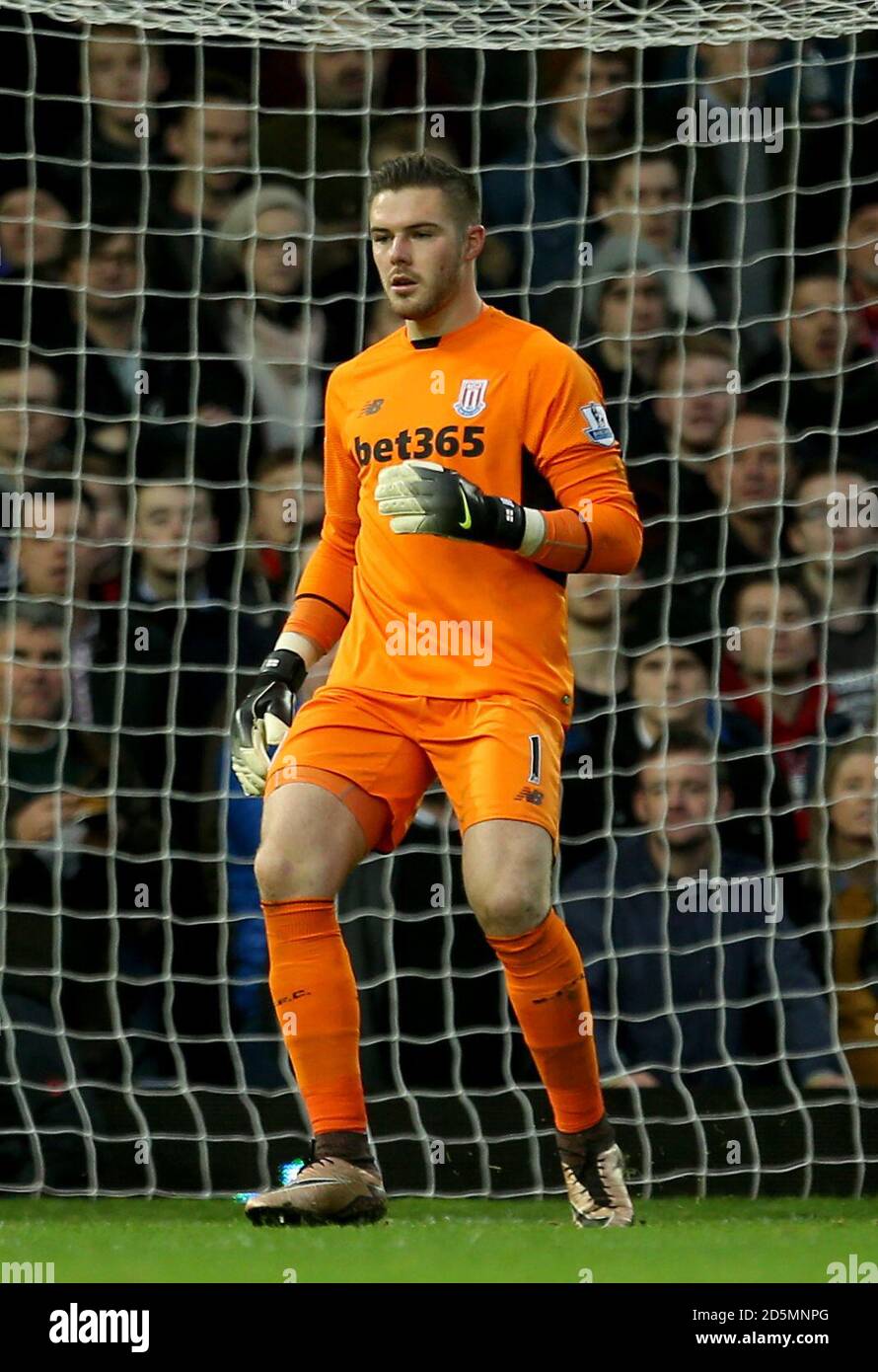 Stoke City goalkeeper Jack Butland Stock Photo - Alamy