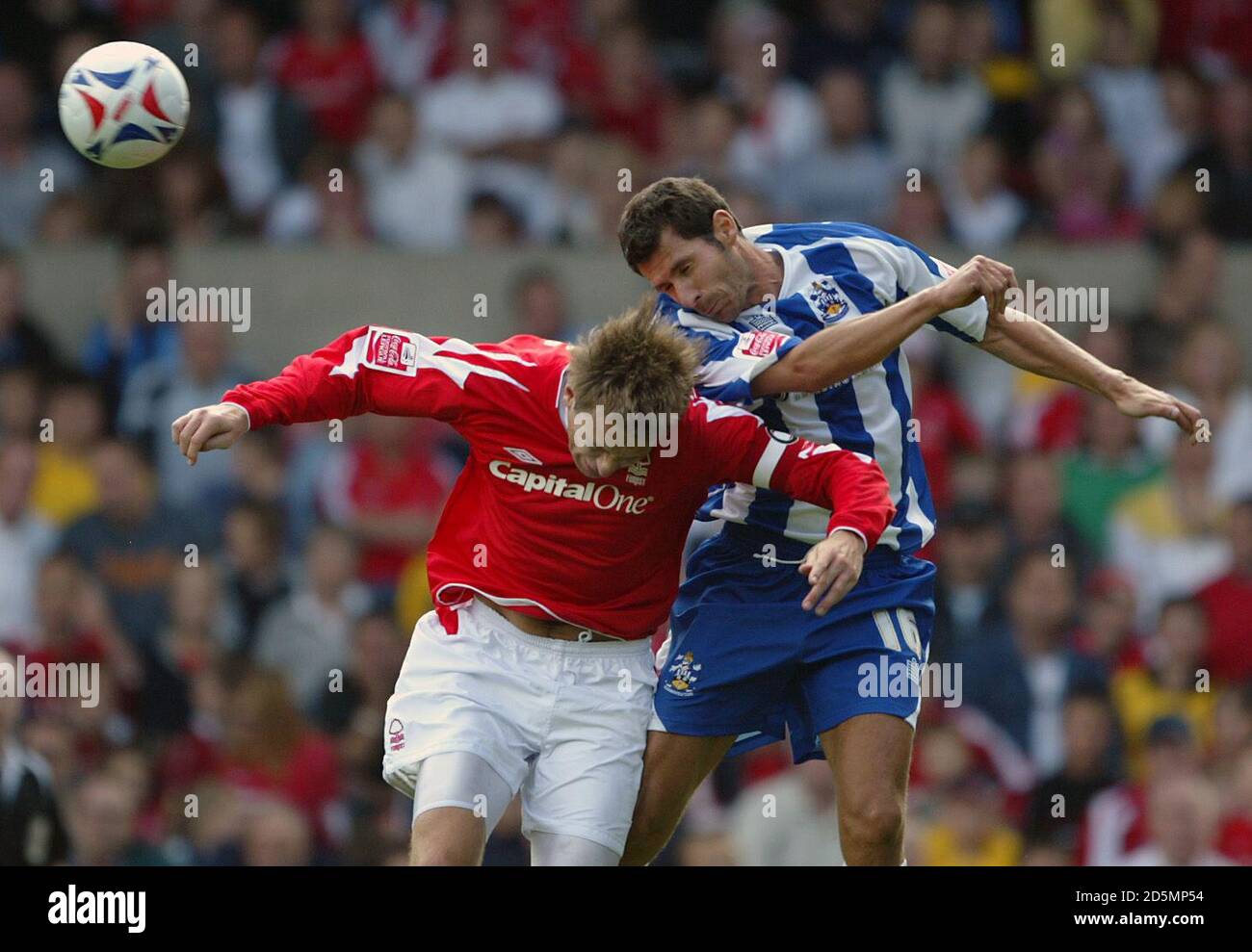 Nottingham Forest's Gareth Taylor and Huddersfield Town's Martin ...