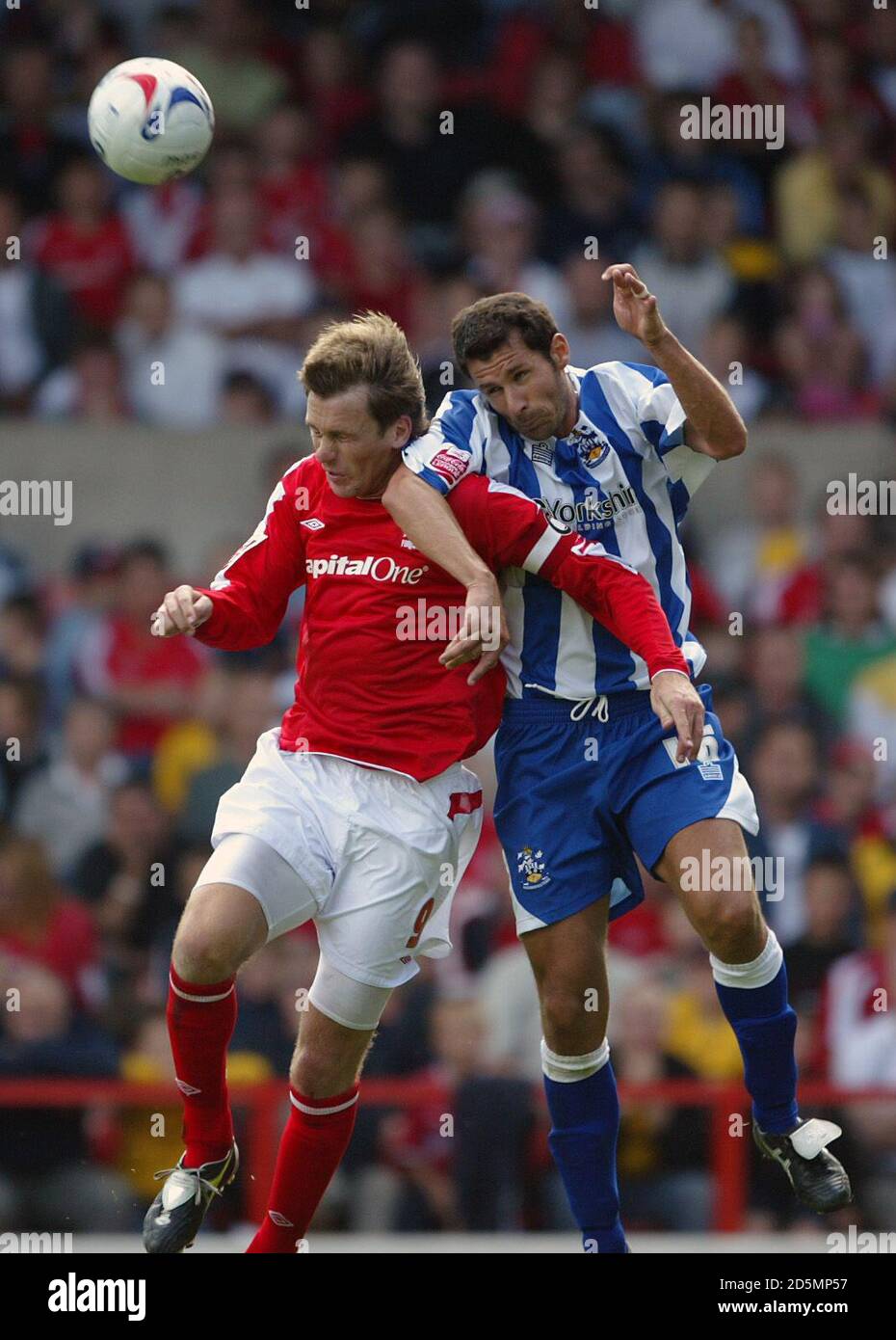 Nottingham Forest's Gareth Taylor and Huddersfield Town's Martin ...