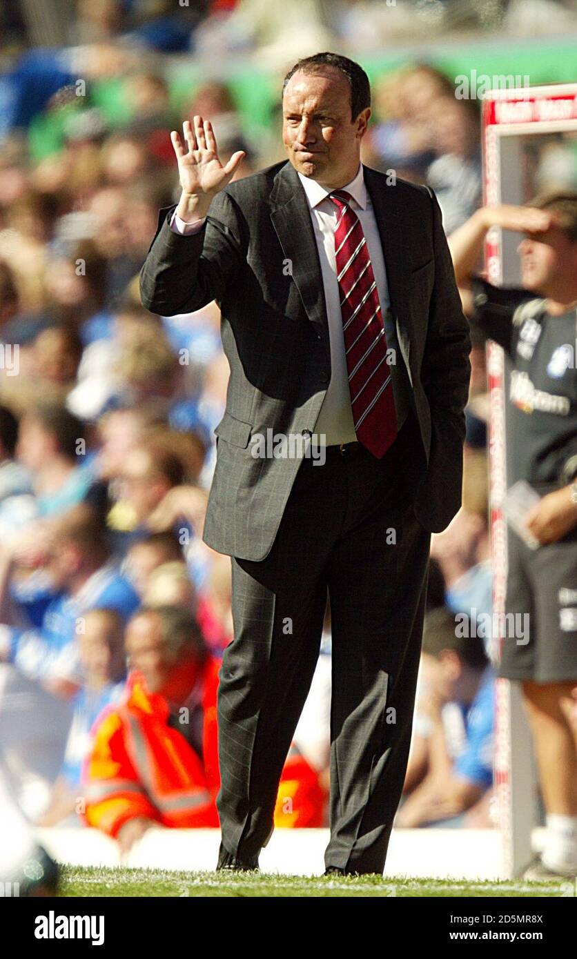Rafael Benitez, Liverpool manager Stock Photo - Alamy