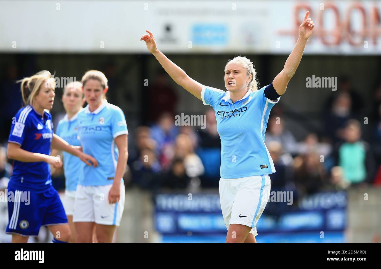 Manchester City Womens' Stephanie Houghton Stock Photo - Alamy