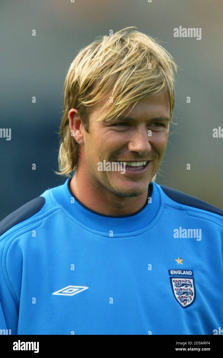 David beckham real madrid football hi-res stock photography and images ...