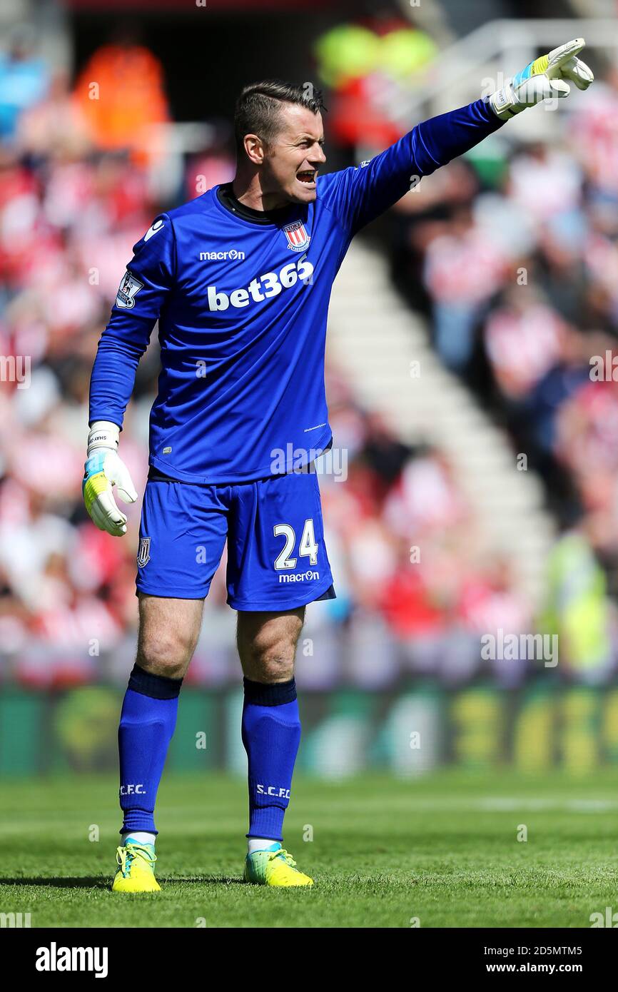 Stoke CIty goalkeeper Shay Given Stock Photo - Alamy