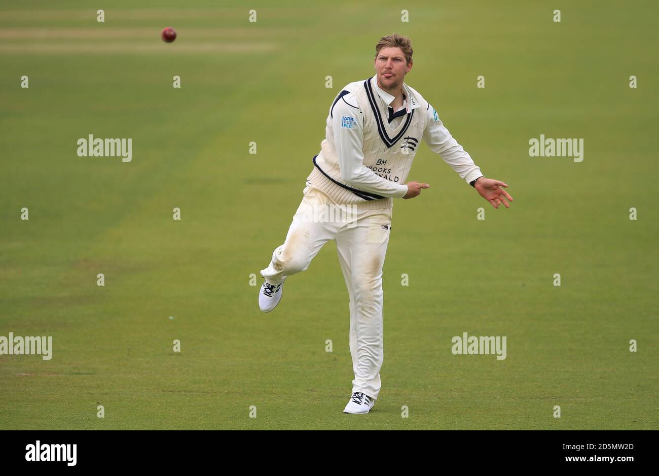 Middlesex's Ollie Rayner Stock Photo - Alamy