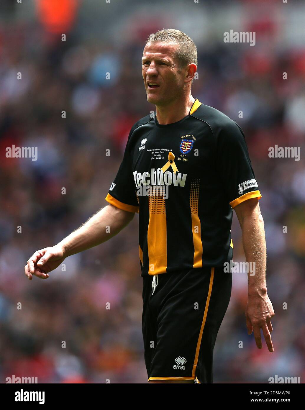 Morpeth Town's Chris Swailes Stock Photo - Alamy