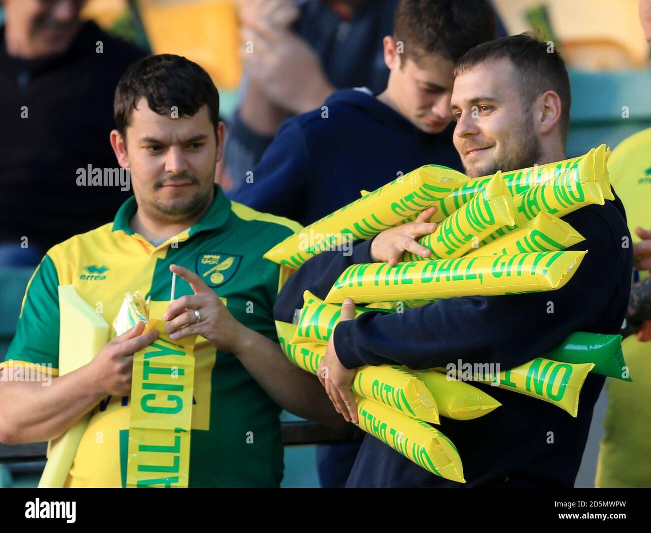 Norwich fans in stands hi-res stock photography and images - Alamy