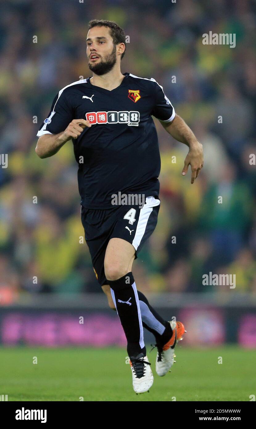 Watford's Mario Suarez Stock Photo - Alamy