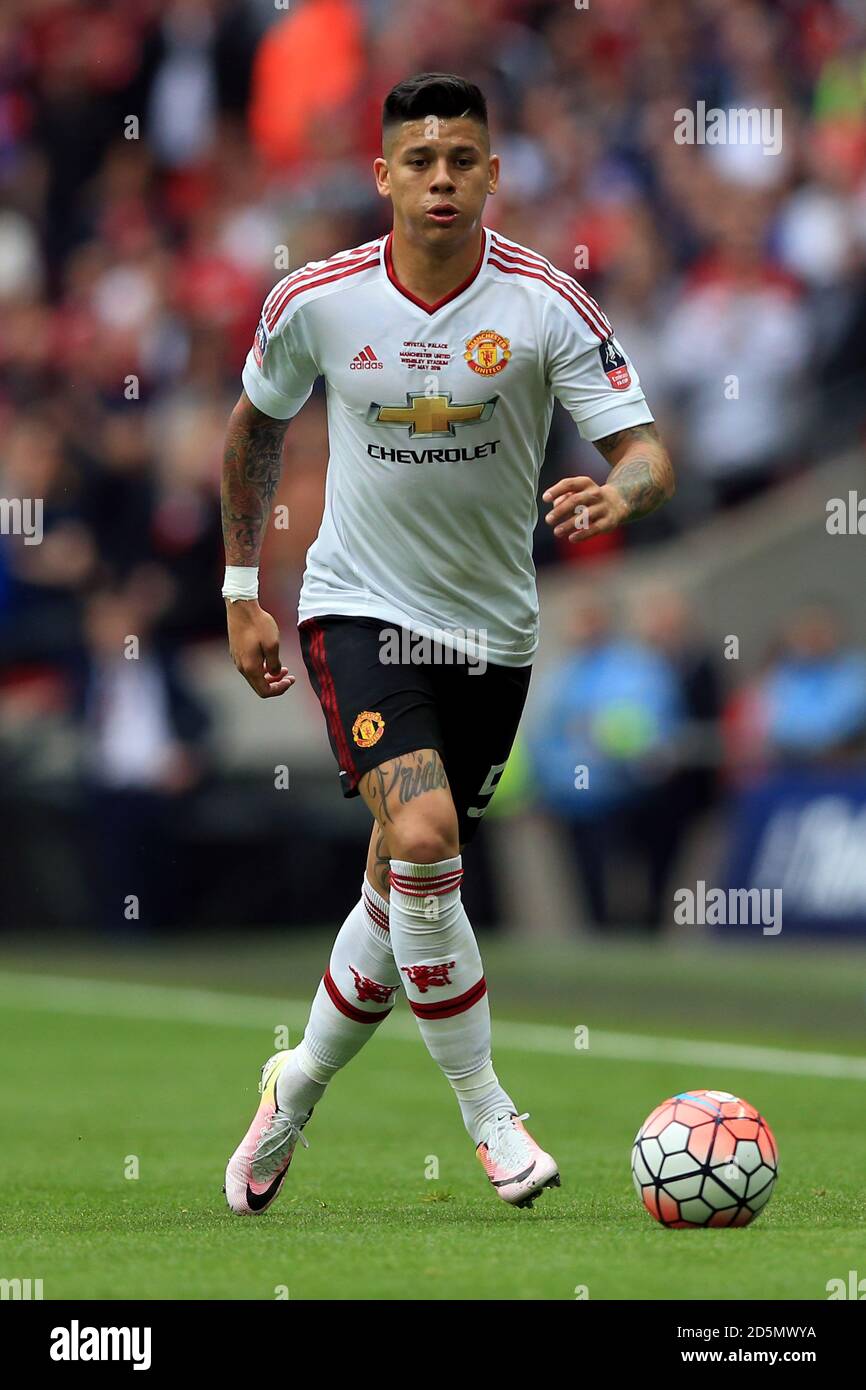 Manchester United's Marcos Rojo Stock Photo - Alamy