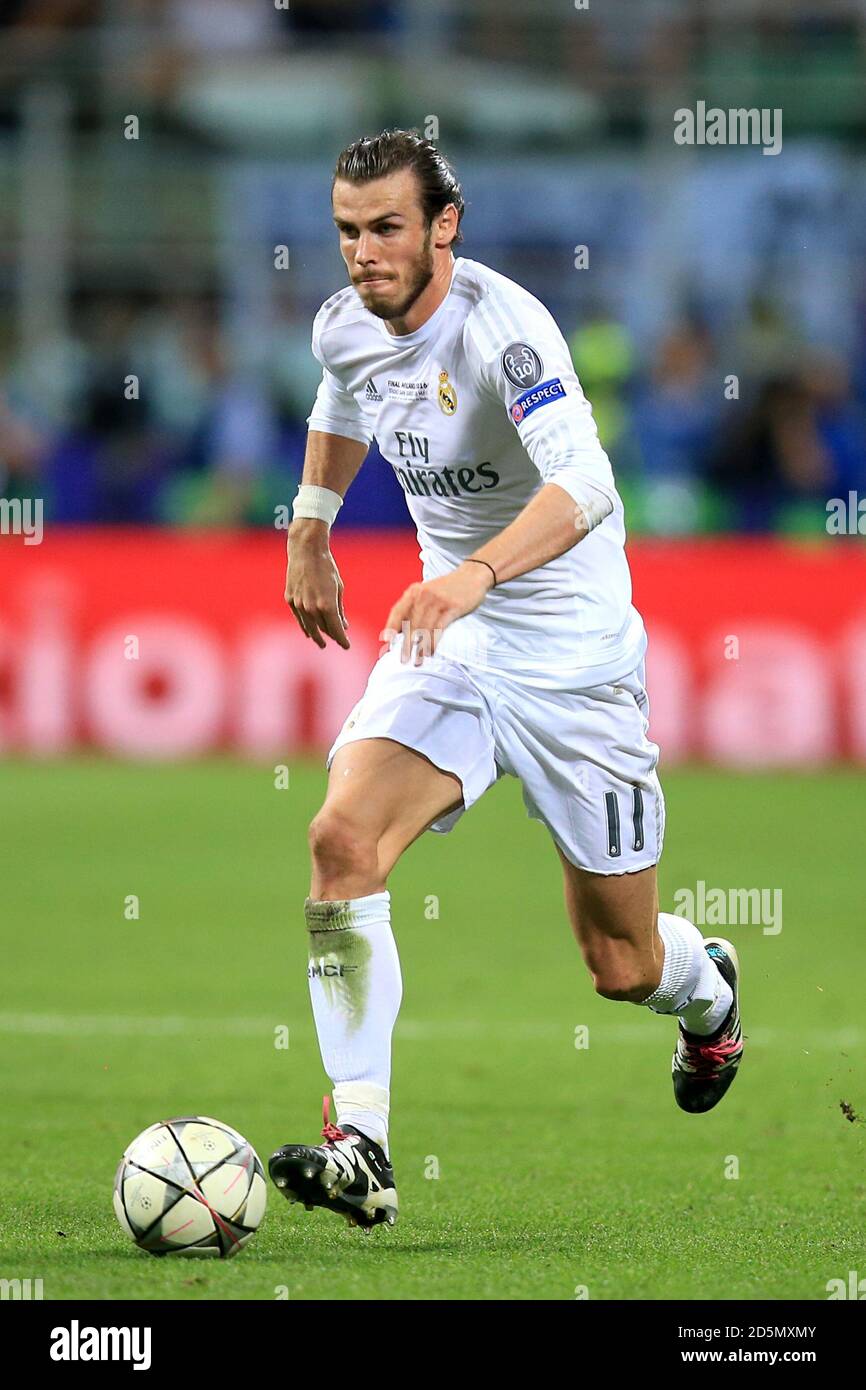 Real Madrid's Gareth Bale in action Stock Photo - Alamy