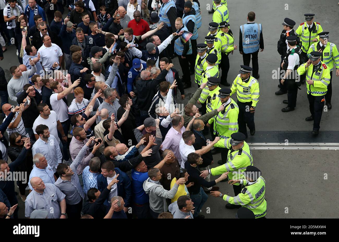 Police millwall hi-res stock photography and images - Alamy