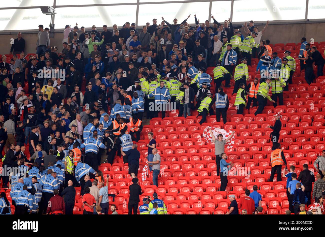 Football steward stands hi-res stock photography and images - Alamy