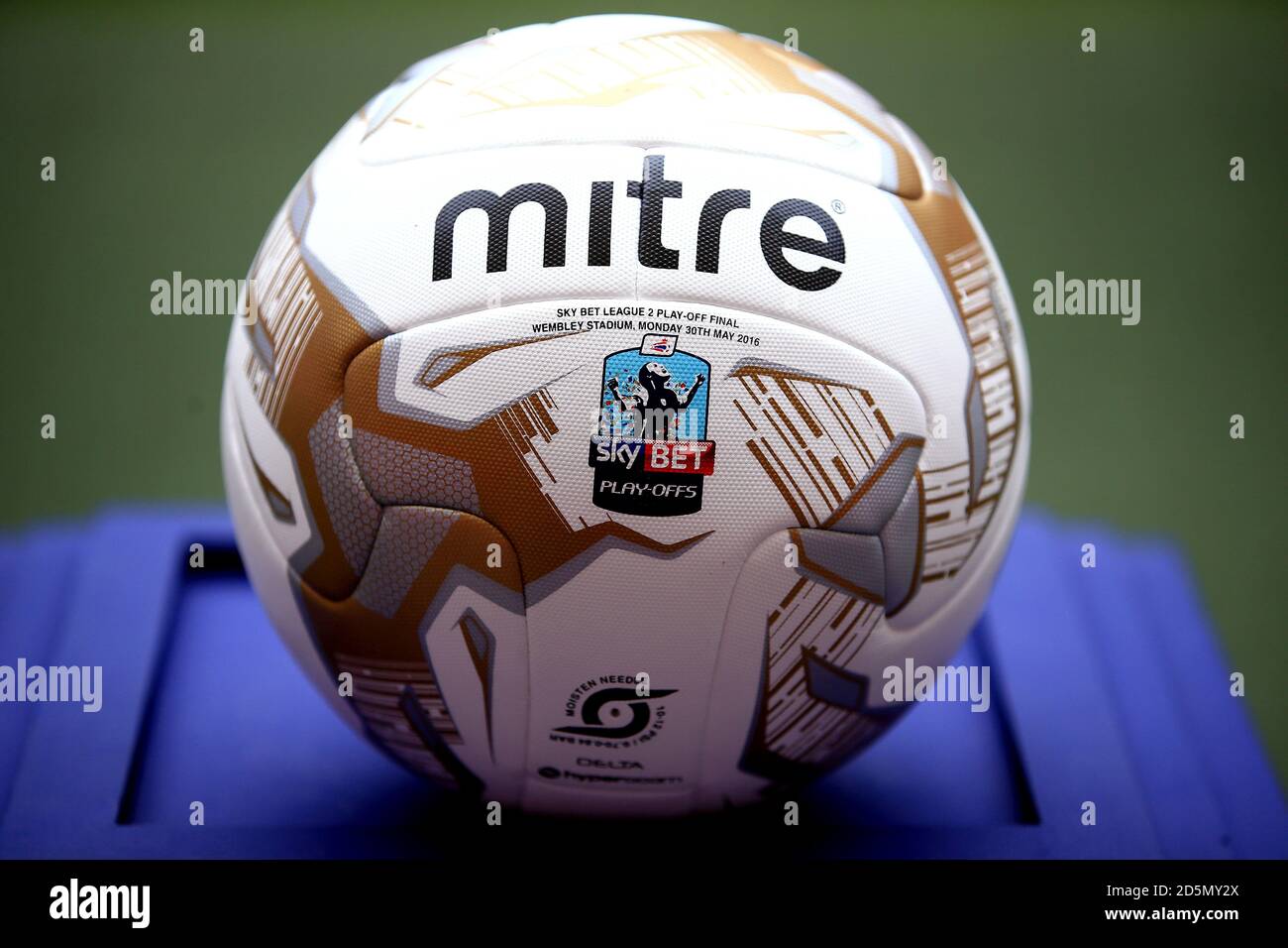 The Sky Bet League Two Play Off match ball at Wembley Stadium Stock ...