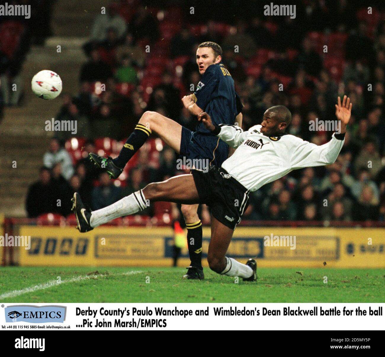 Derby countys paulo wanchope hi-res stock photography and images - Alamy
