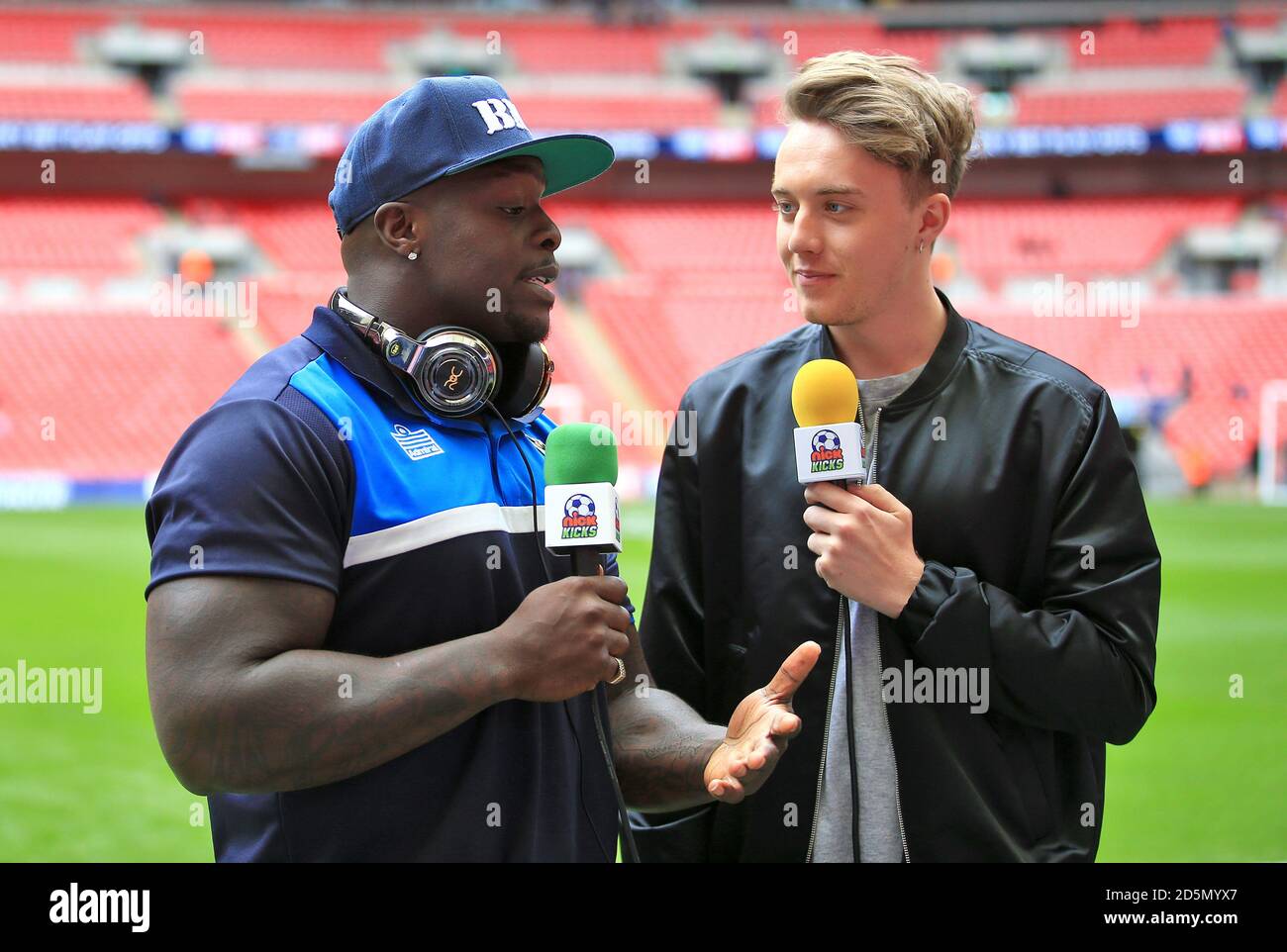 AFC Wimbledon's Adebayo Akinfenwa speaks with Nickelodeon kids tv show ...