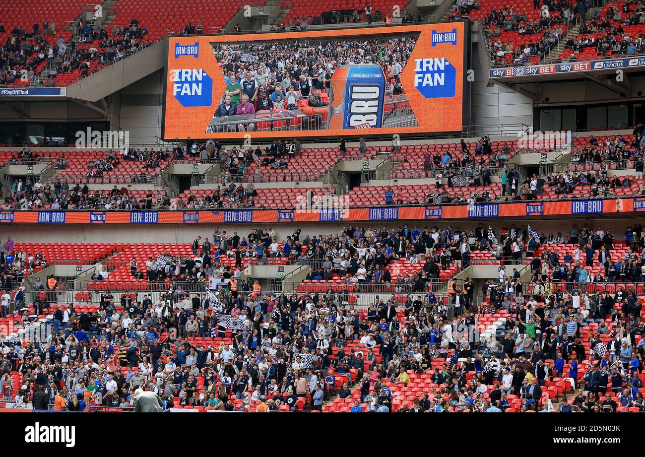 General view of fans in the stands Stock Photo - Alamy