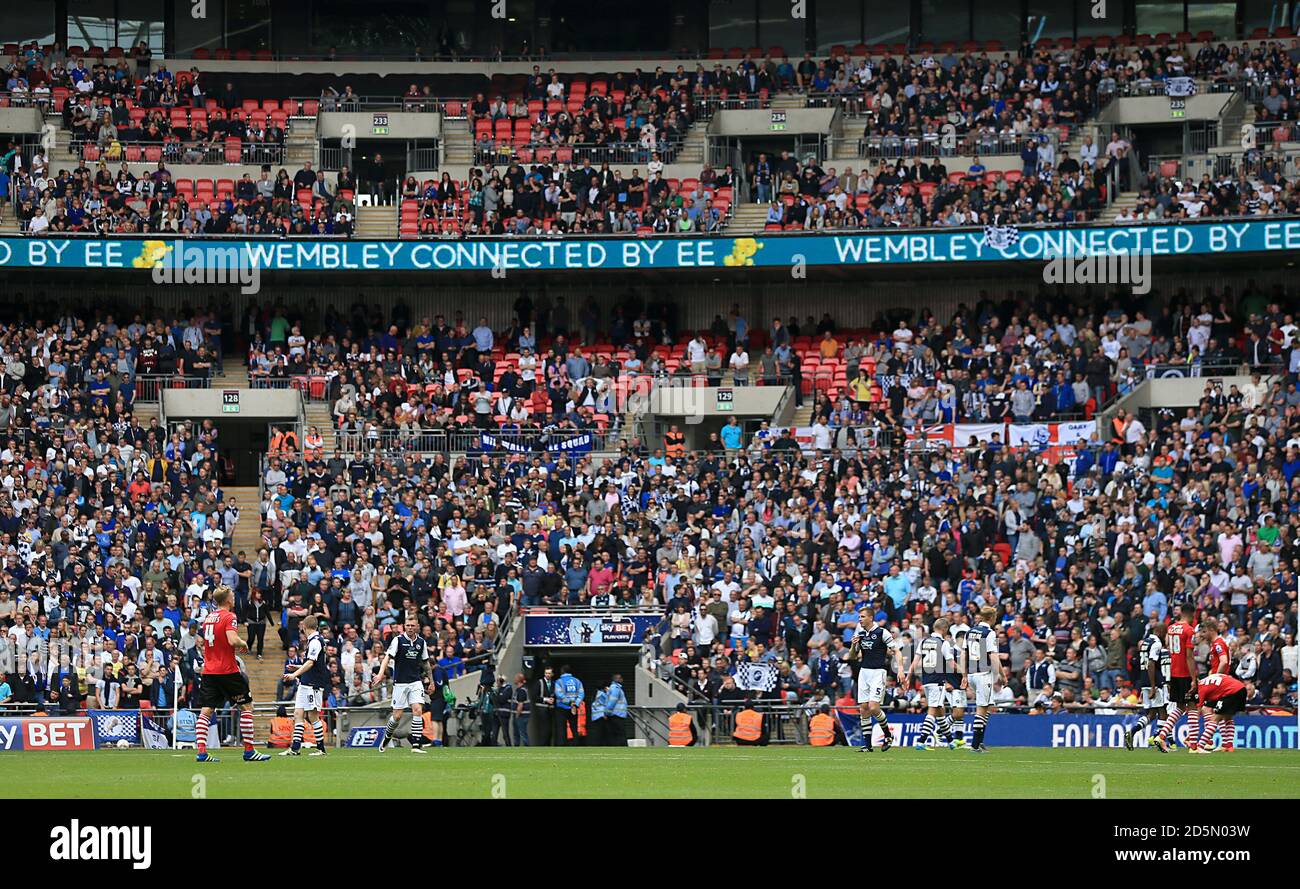 General view of match action Stock Photo - Alamy