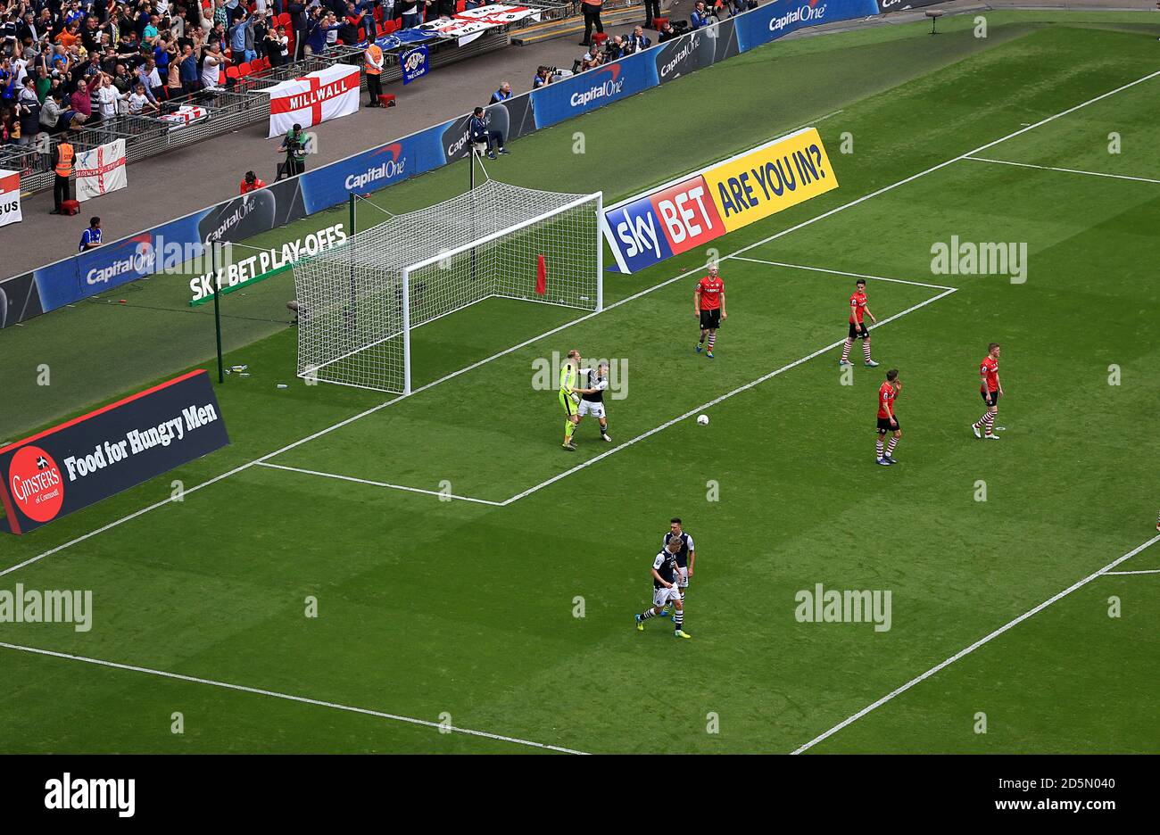 General view of match action Stock Photo - Alamy