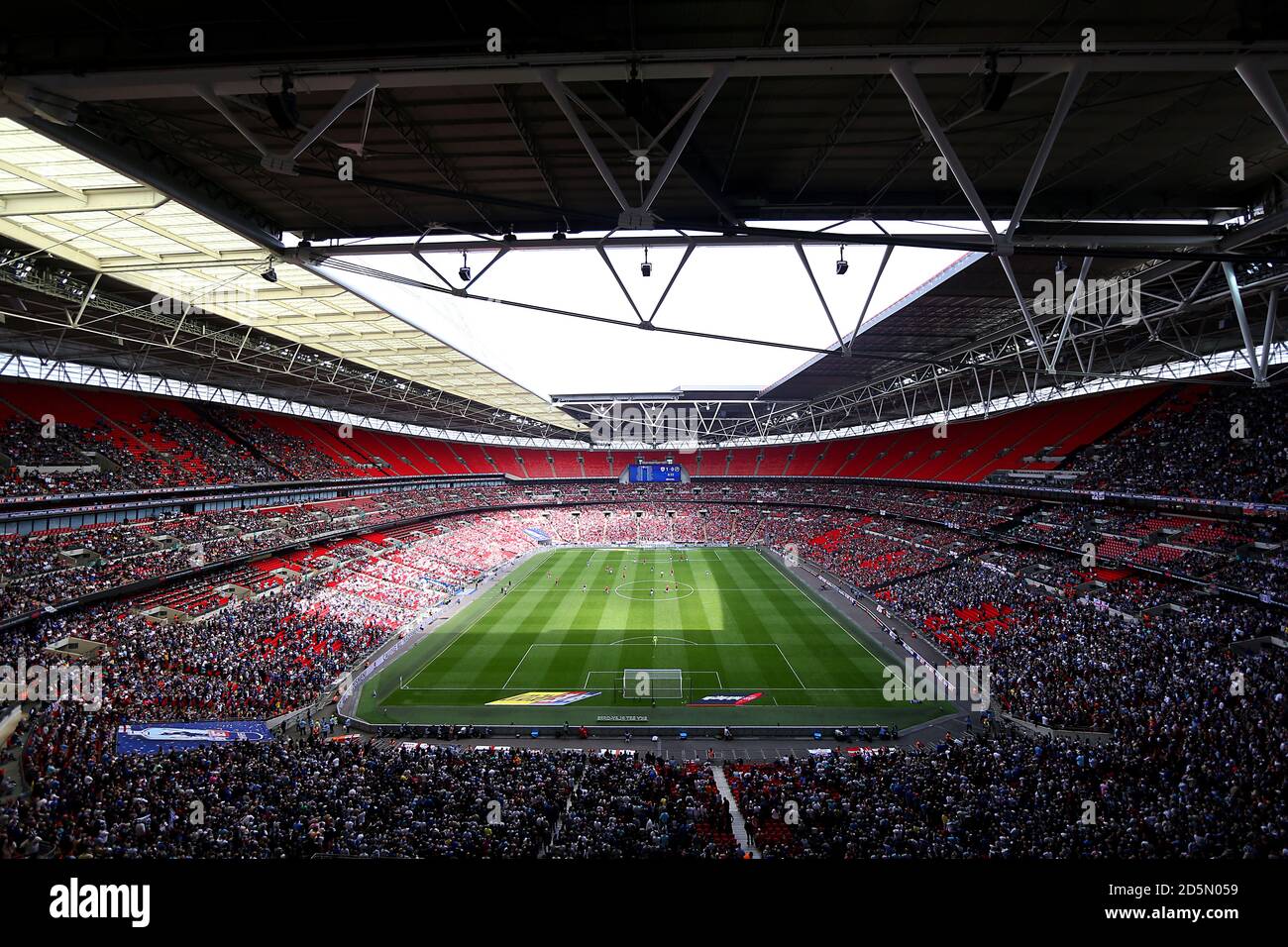 General view of the pitch at Wembley Stadium Stock Photo - Alamy