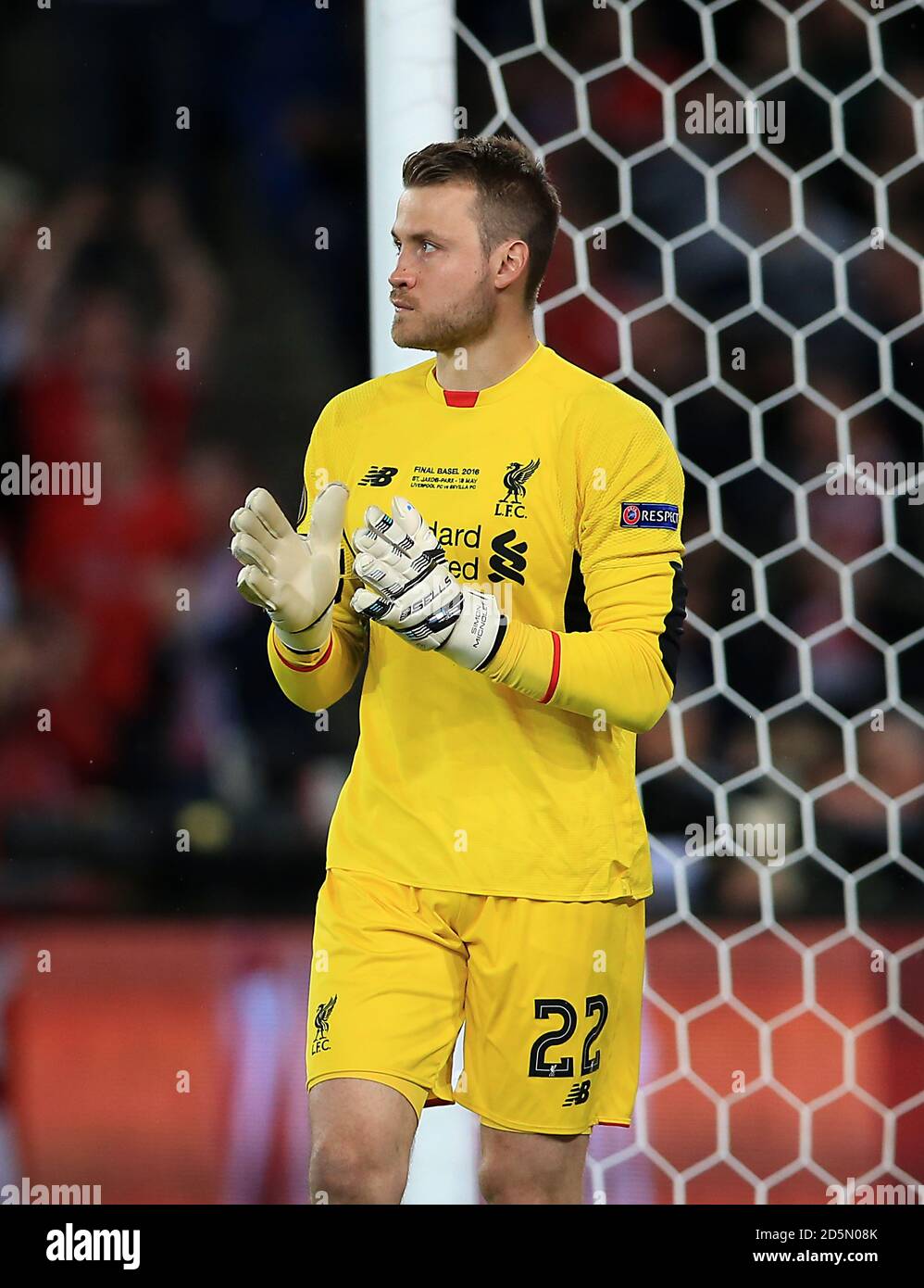 Goalkeeper Simon Mignolet, Liverpool Stock Photo - Alamy