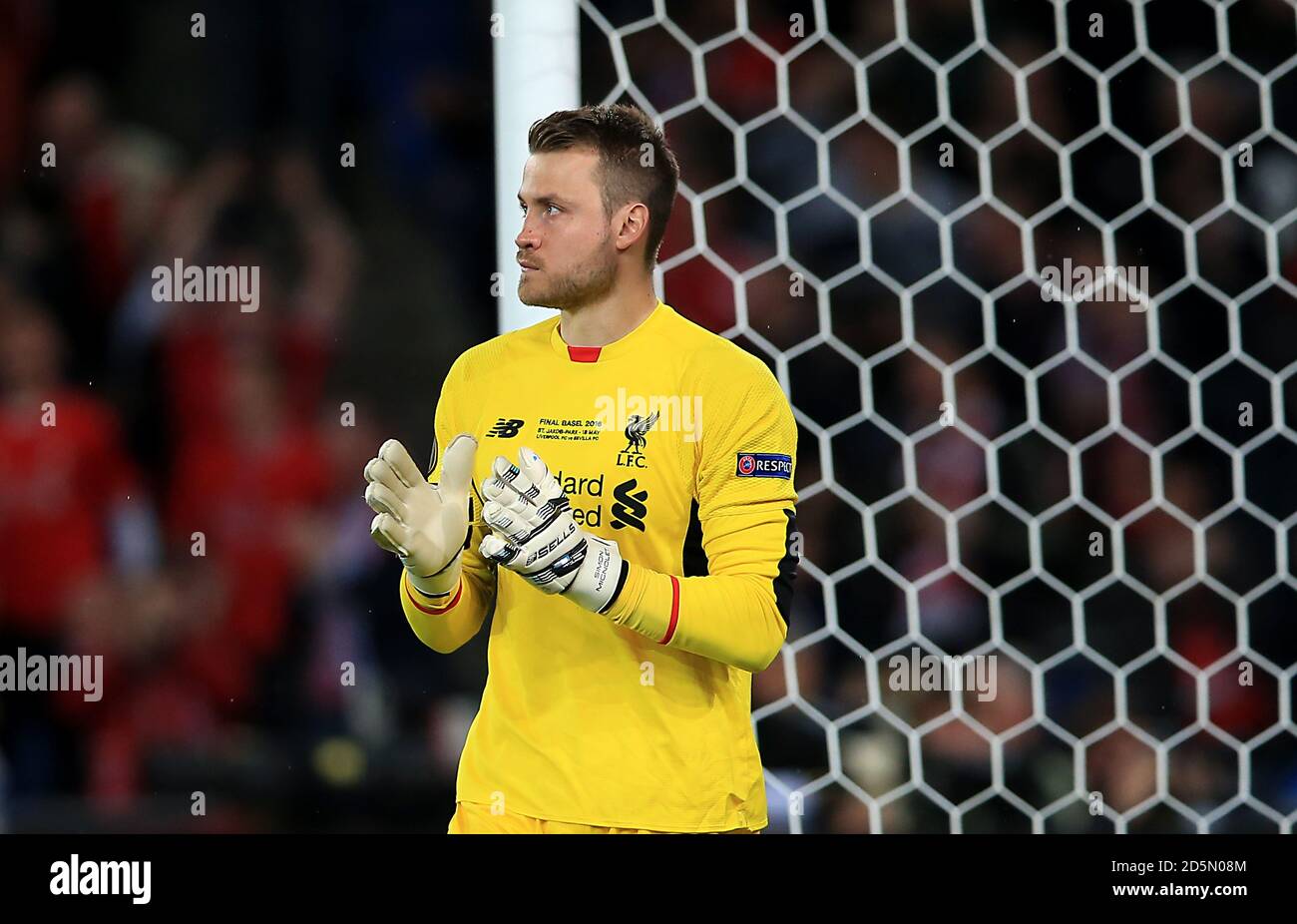 Goalkeeper Simon Mignolet, Liverpool Stock Photo - Alamy