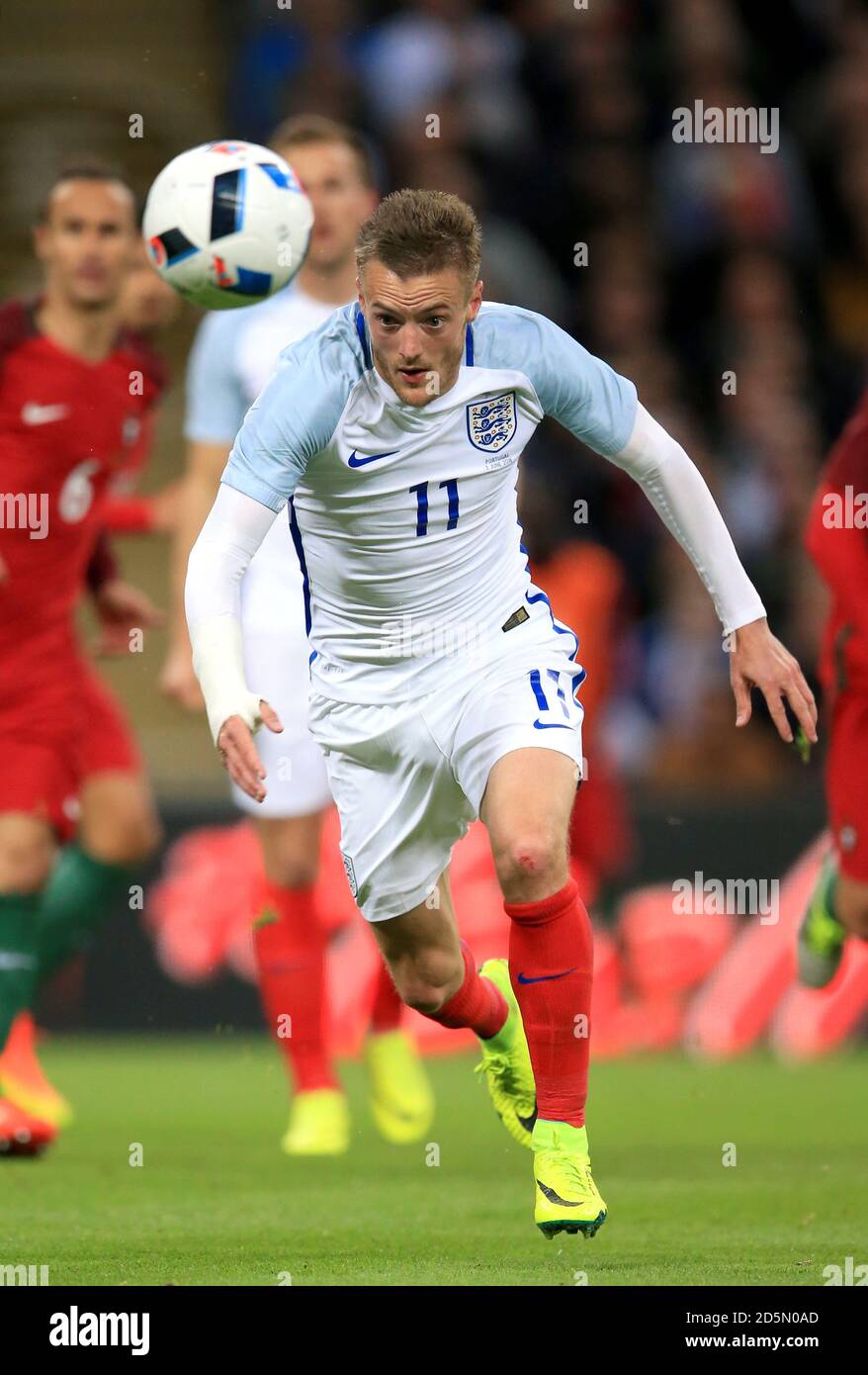 England's Jamie Vardy Stock Photo - Alamy
