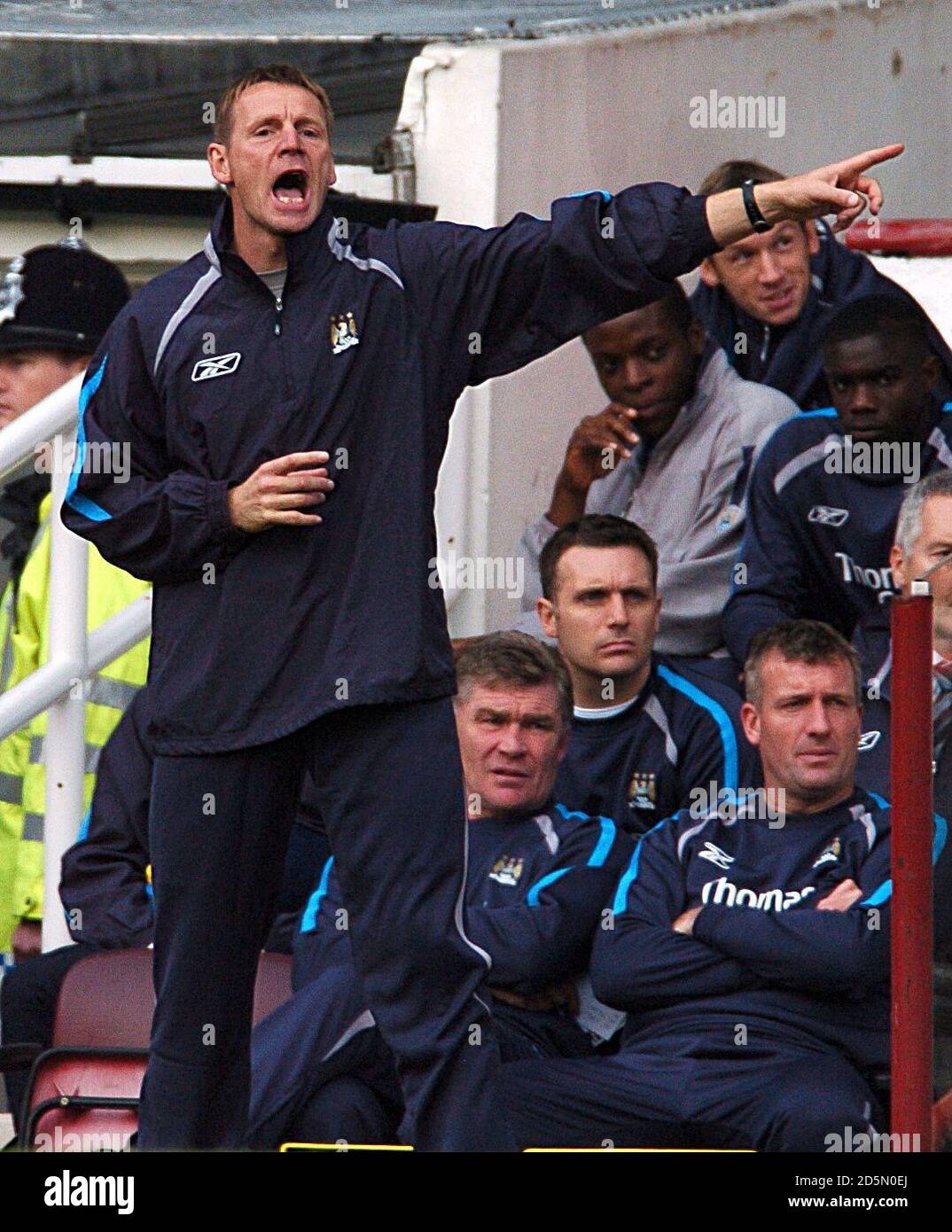 Stuart Pearce, Manchester City manager Stock Photo - Alamy