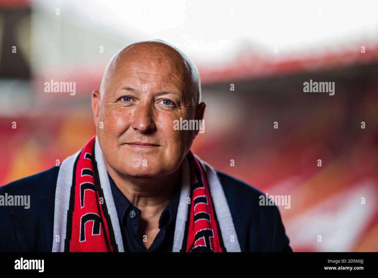 Charlton Athletic manager Russell Slade poses after his unveiling Stock ...
