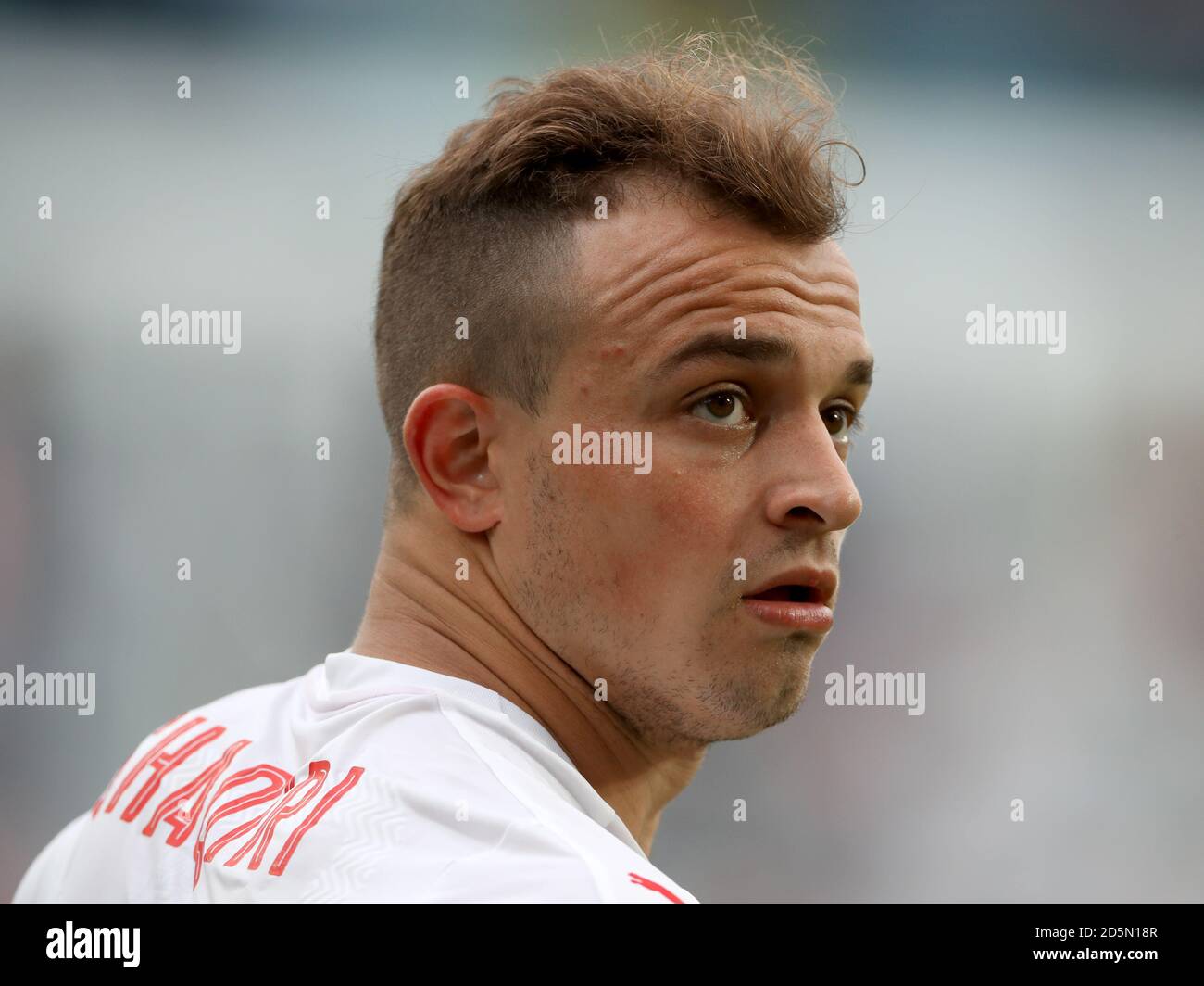 Switzerland's Xherdan Shaqiri during the Group B game at the Stade ...