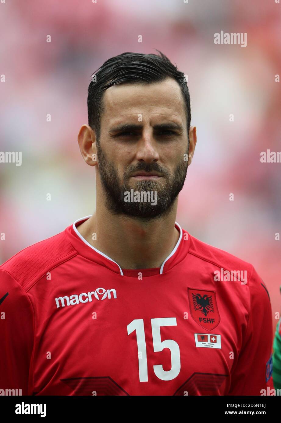 Albania's Mergim Mavraj Stock Photo - Alamy