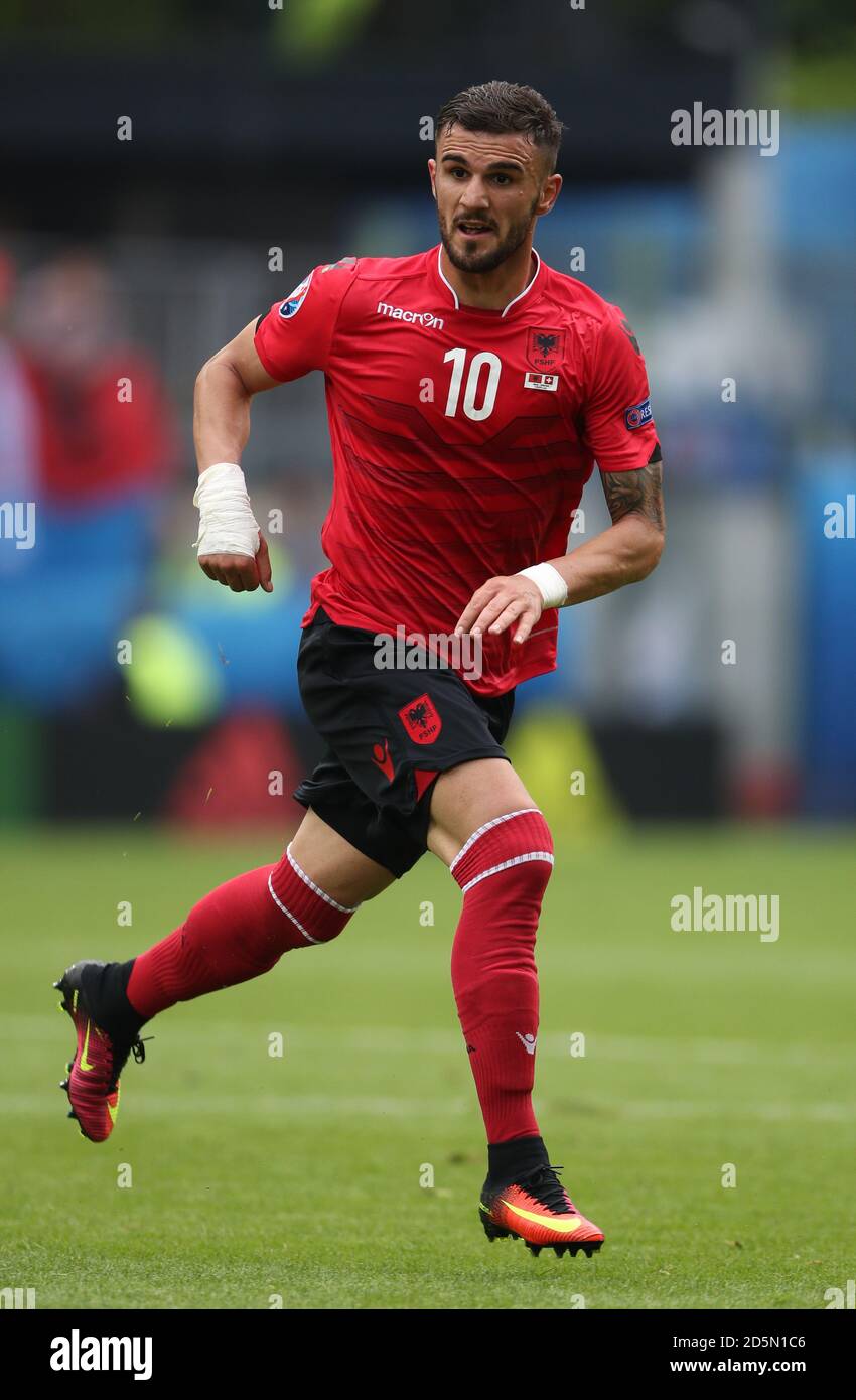 Albania's Armando Sadiku Stock Photo - Alamy