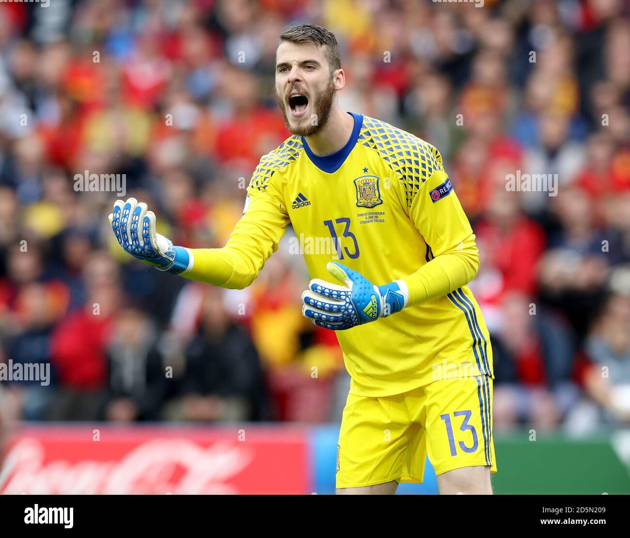 Spain goalkeeper David de Gea Stock Photo - Alamy
