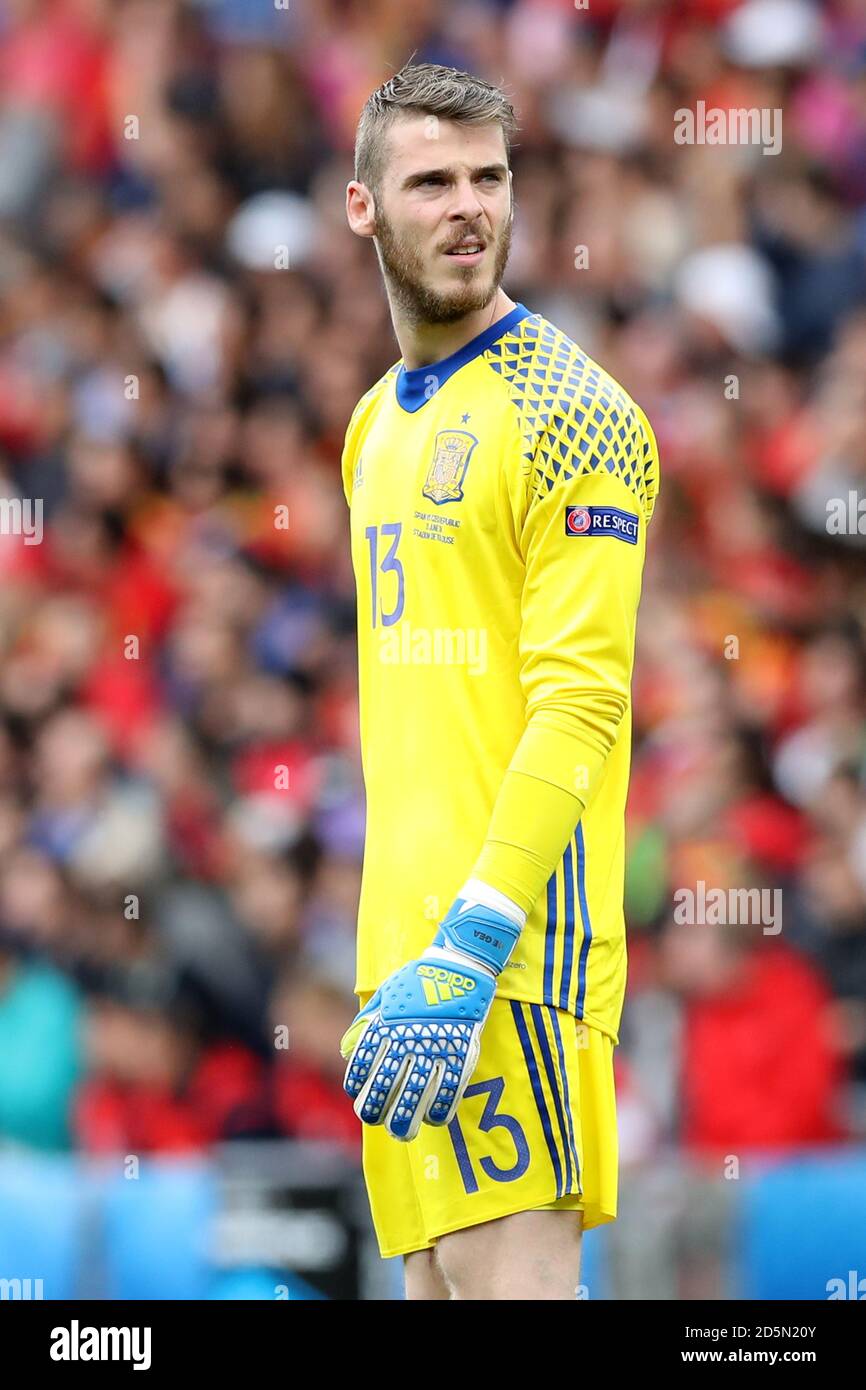 Spain goalkeeper David de Gea Stock Photo - Alamy