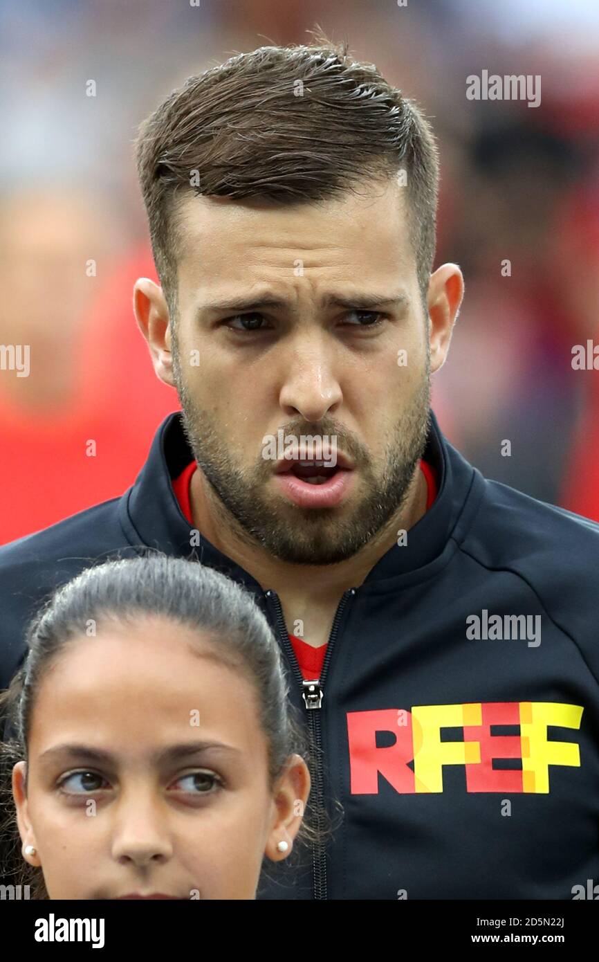 Jordi alba portrait hi-res stock photography and images - Alamy