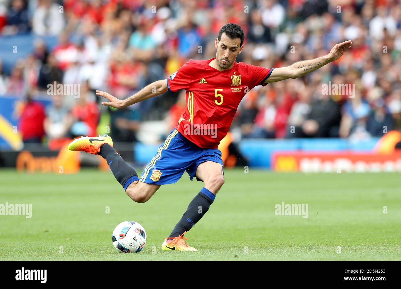 Spain's Sergio Busquets Stock Photo - Alamy