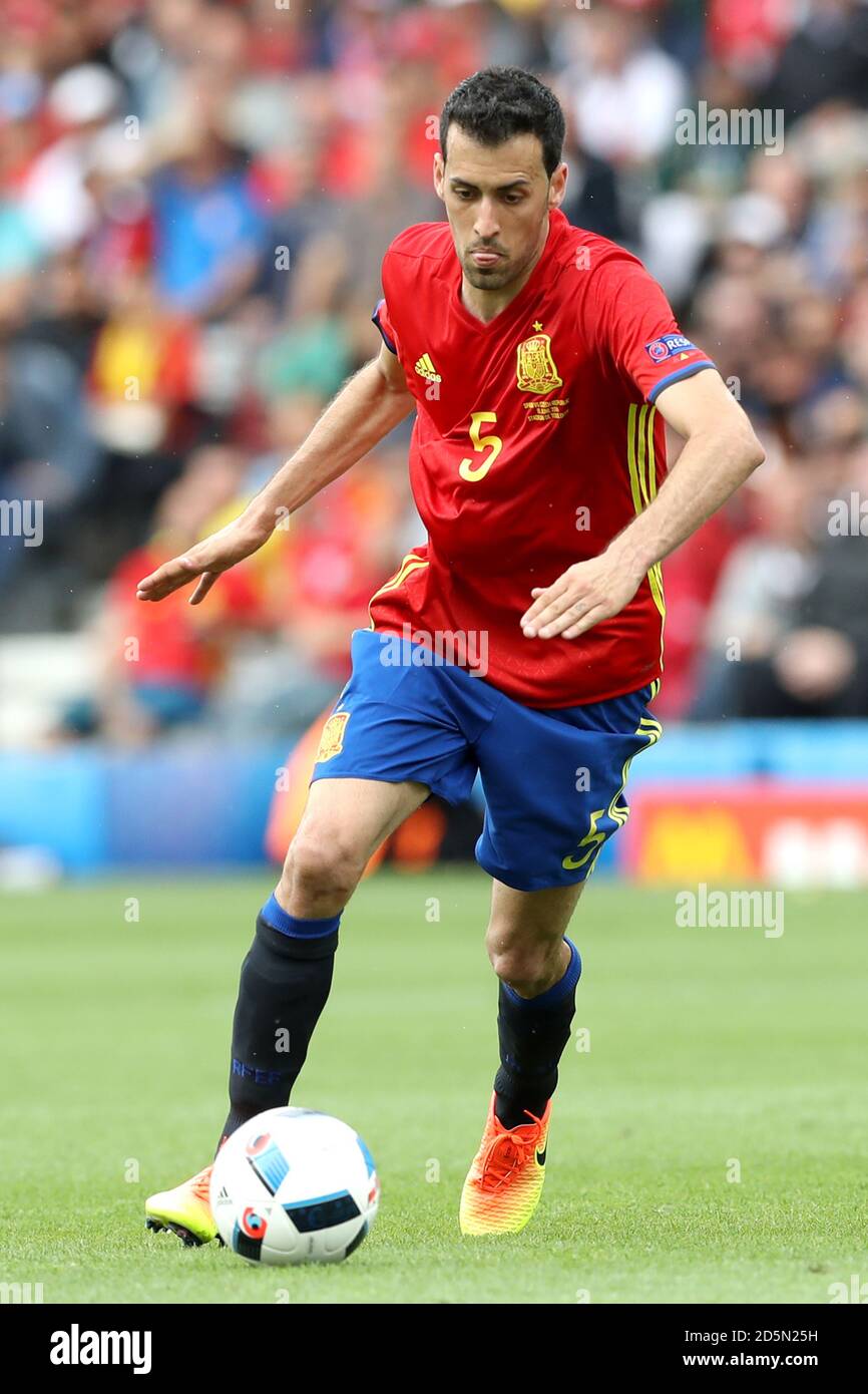 Spain's Sergio Busquets Stock Photo - Alamy