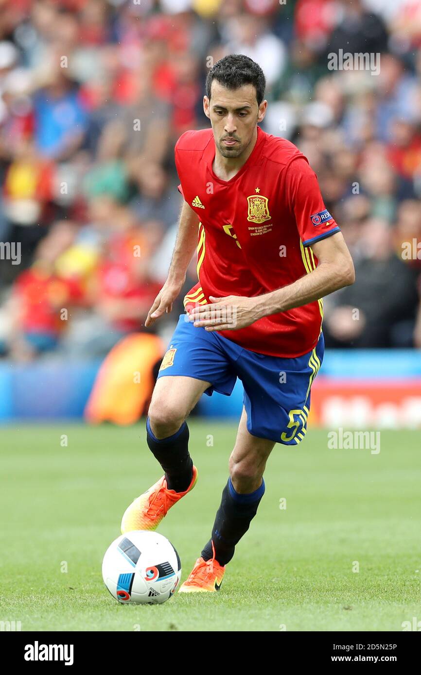 Spain's Sergio Busquets Stock Photo - Alamy