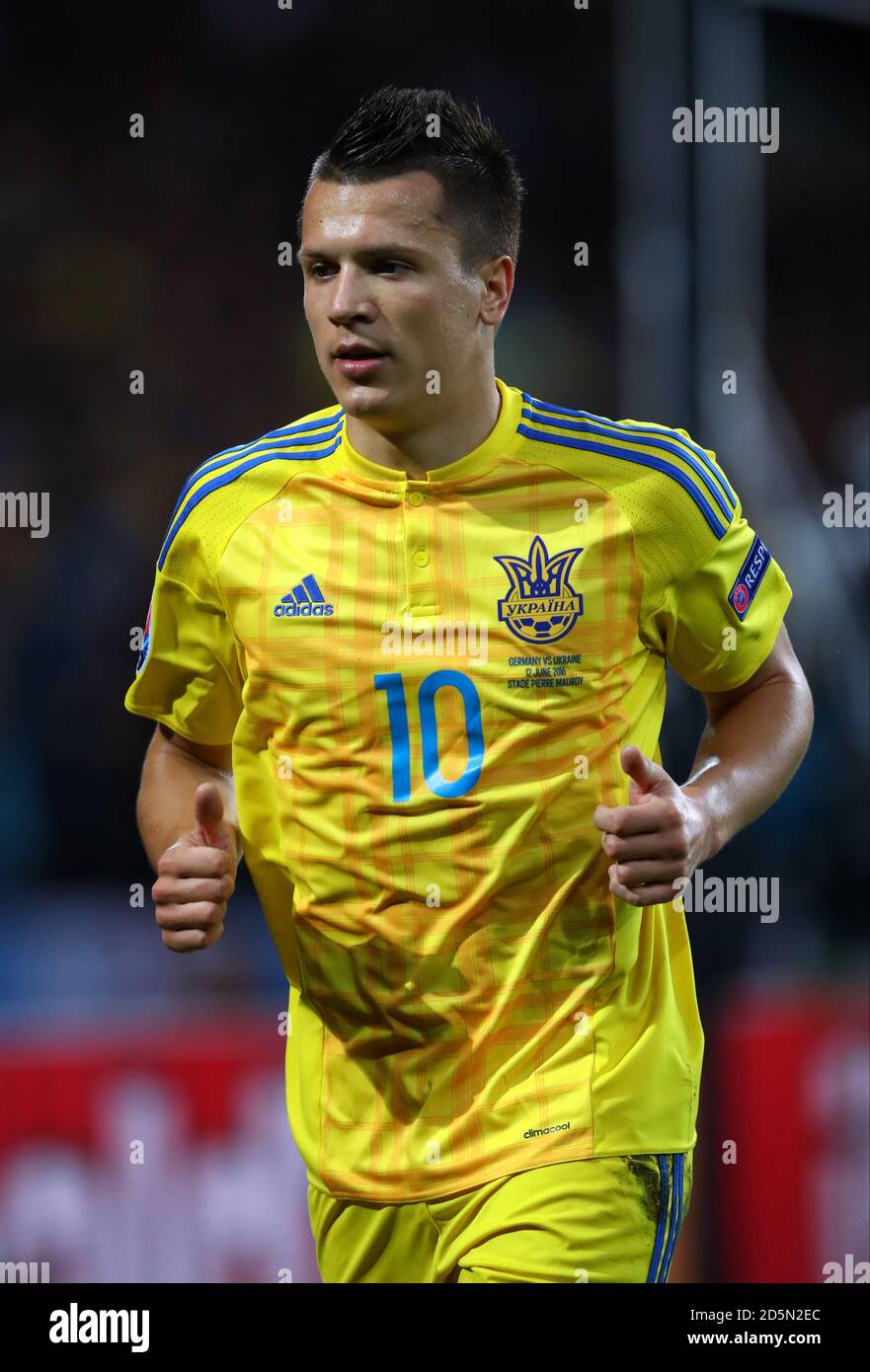 Ukraine's Yevhen Konoplyanka Stock Photo - Alamy