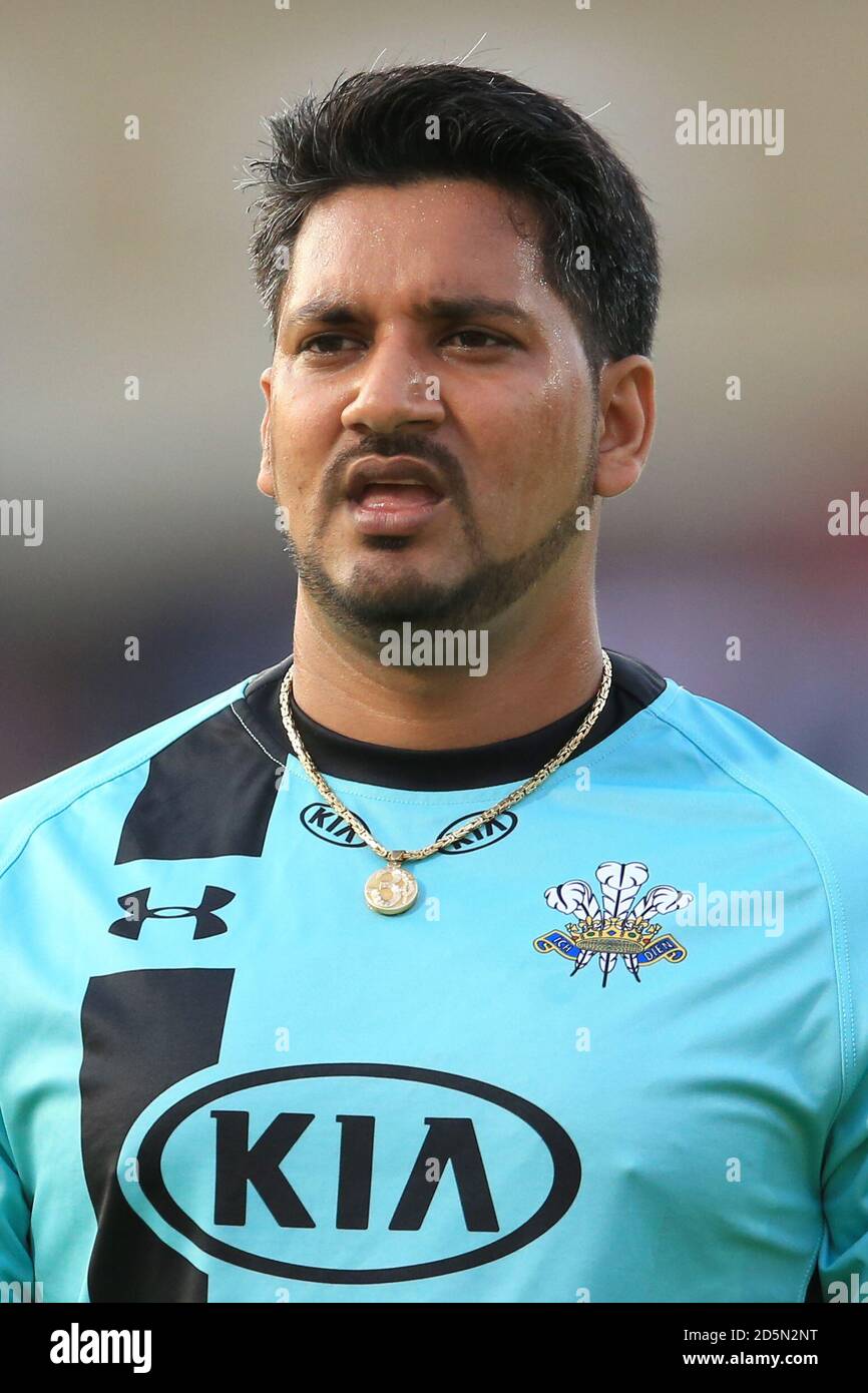 Surrey's Surrey's Ravi Rampaul Stock Photo - Alamy