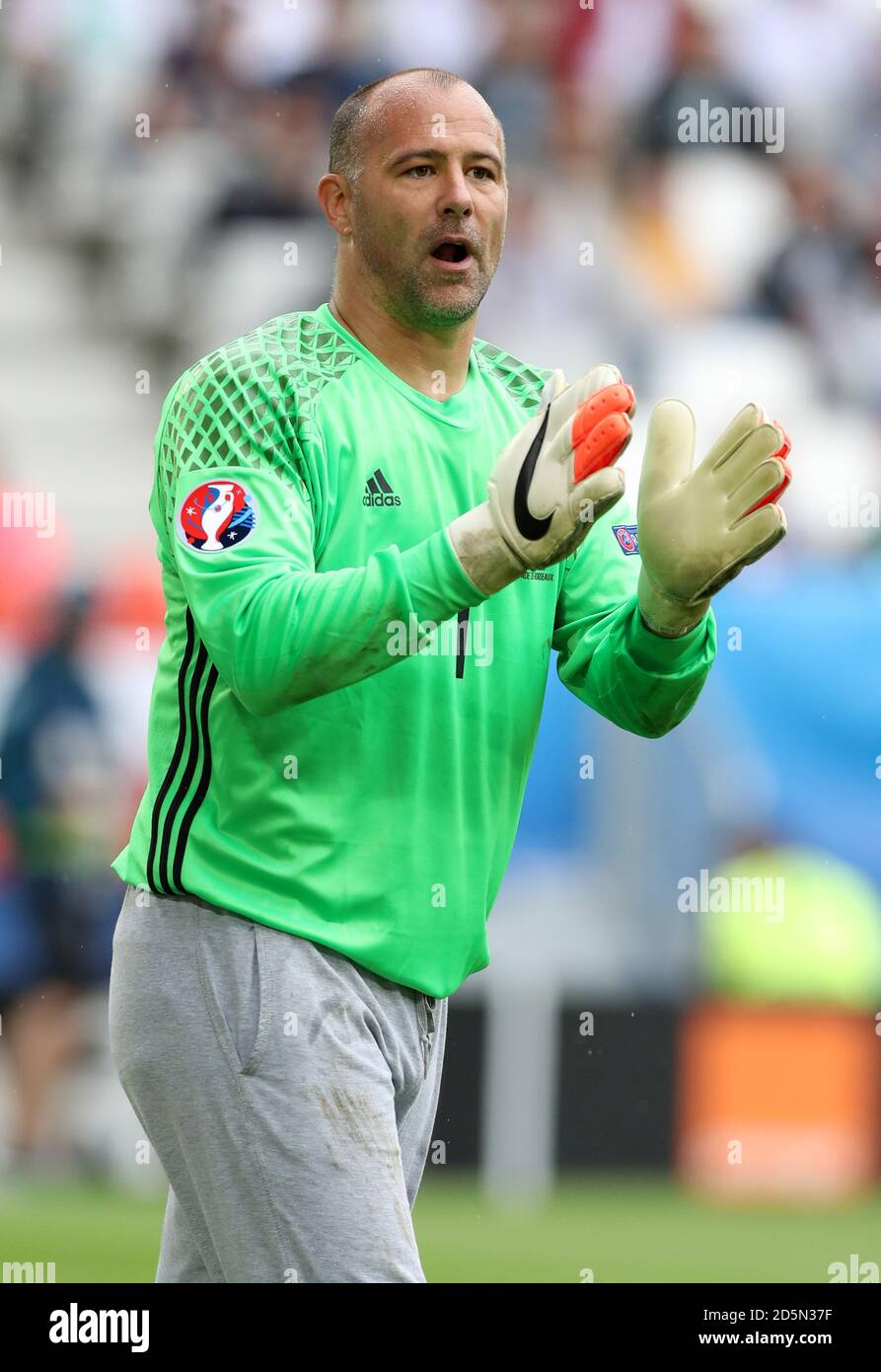 Hungary goalkeeper Gabor Kiraly Stock Photo - Alamy