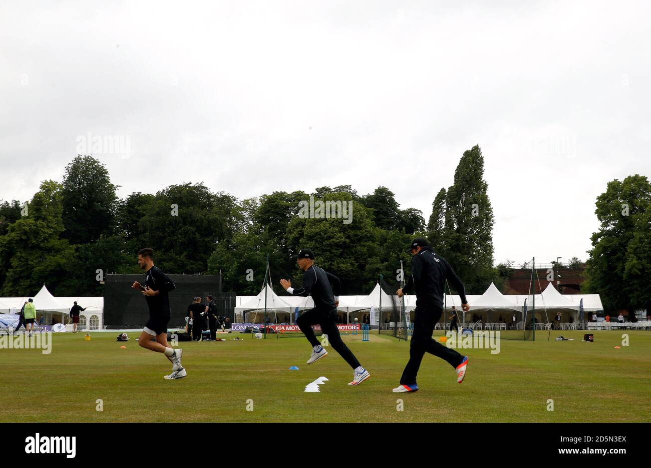 Cricket warm up warming hi-res stock photography and images - Alamy