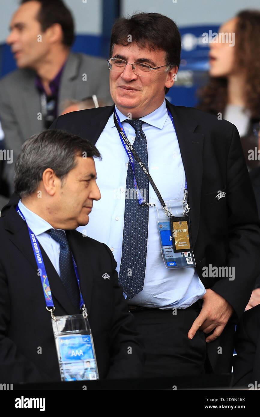 UEFA interim general secretary Theodore Theodoridis (Top Stock Photo ...