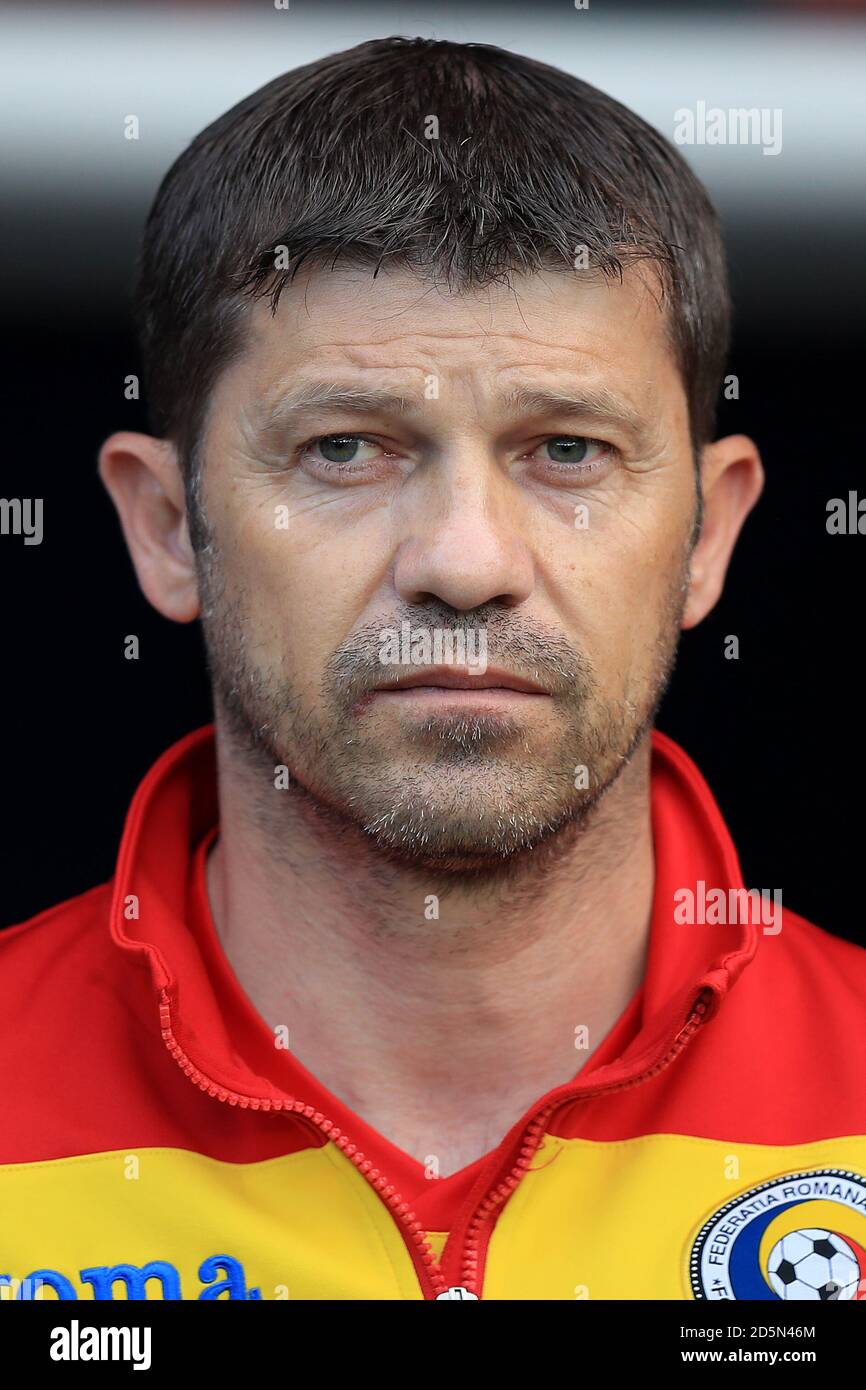 Romania coach Daniel Isaila Stock Photo - Alamy