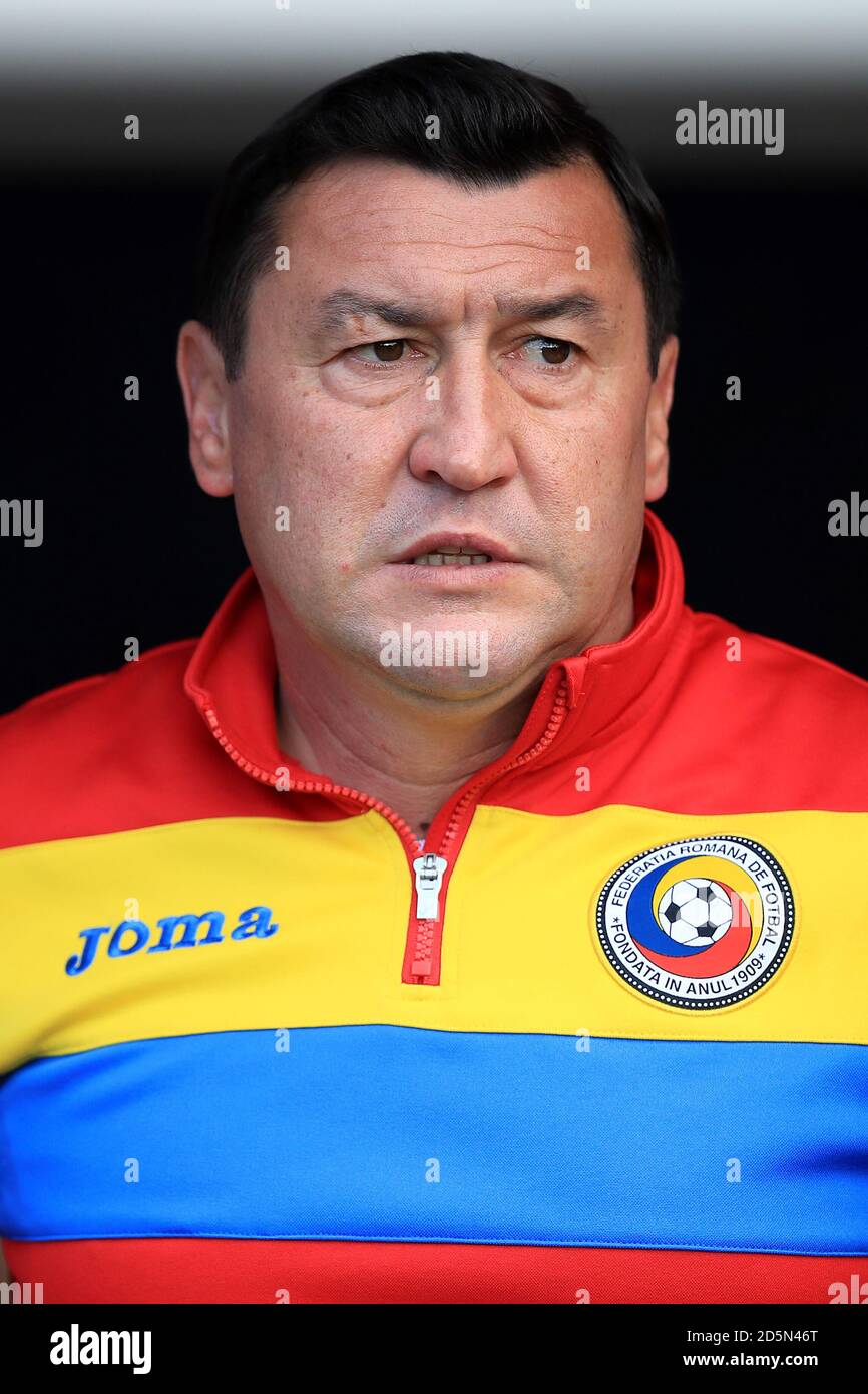 Romania coach Viorel Moldovan Stock Photo - Alamy