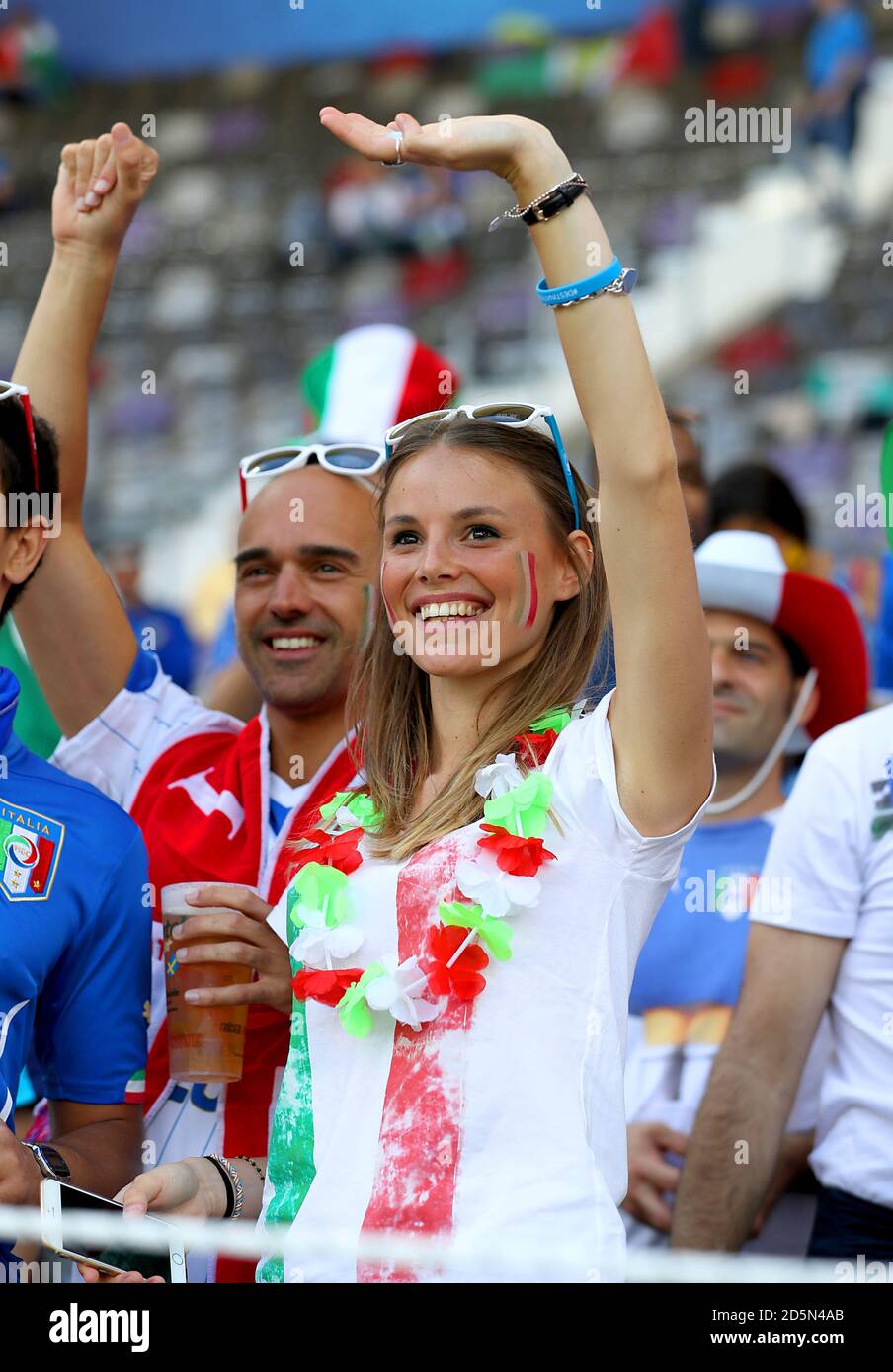 Italy fans in the stands prior to the match Stock Photo - Alamy