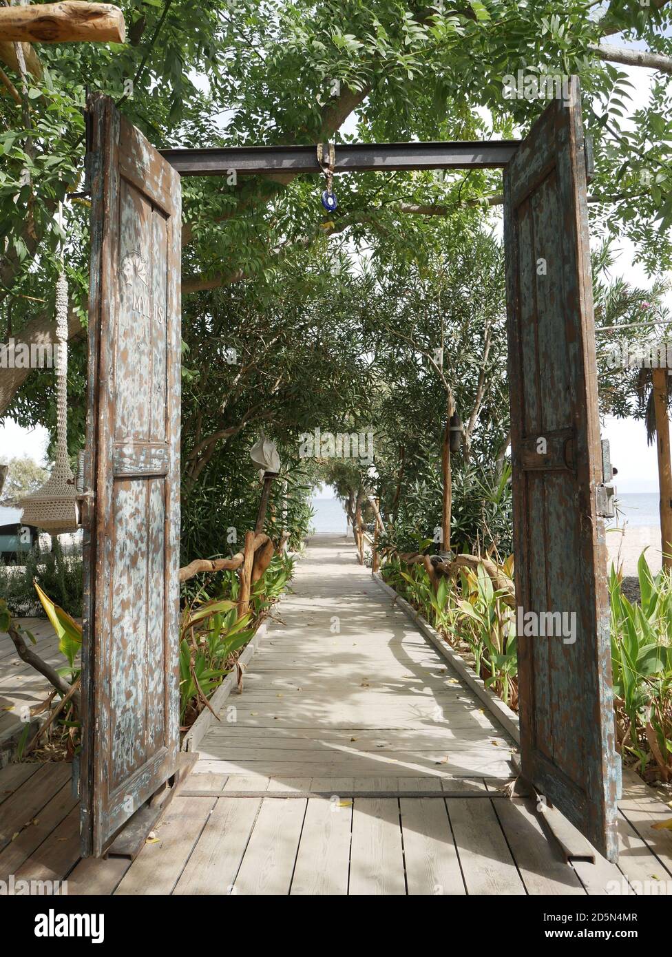 Door to nature Stock Photo - Alamy