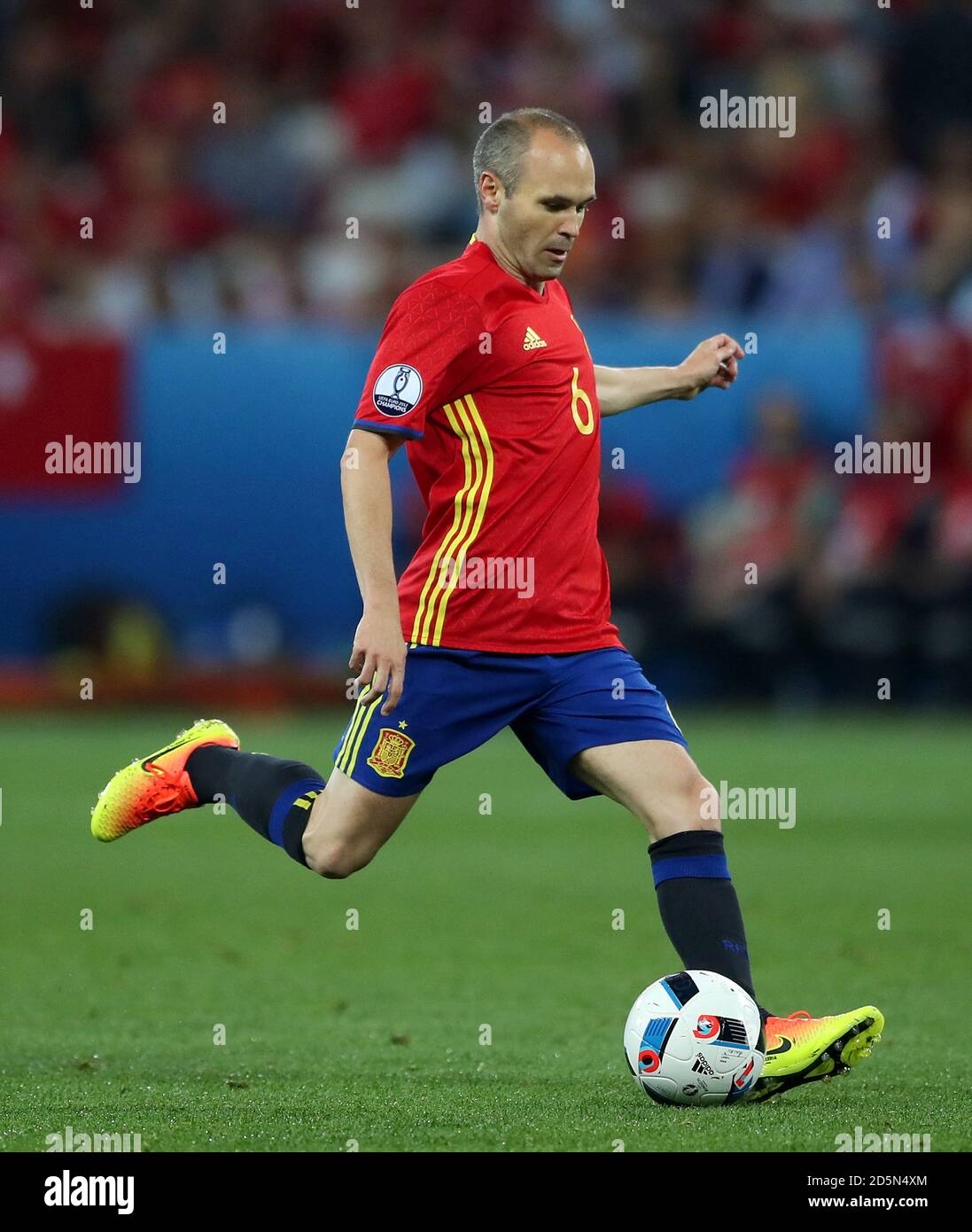 Spain's Andres Iniesta Stock Photo - Alamy