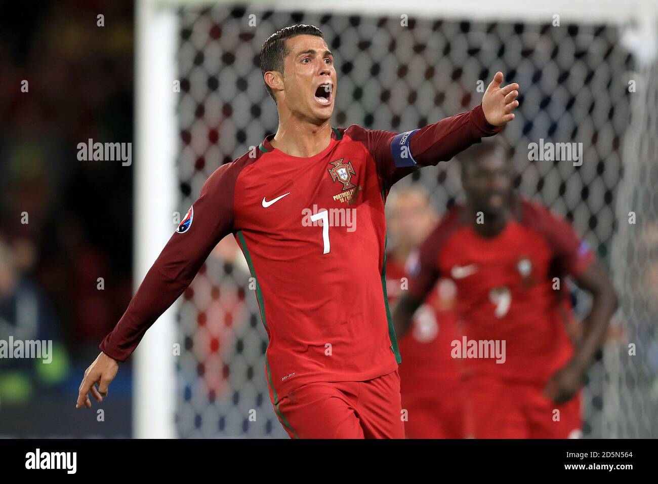 Portugal's Cristiano Ronaldo shows his frustrations Stock Photo - Alamy