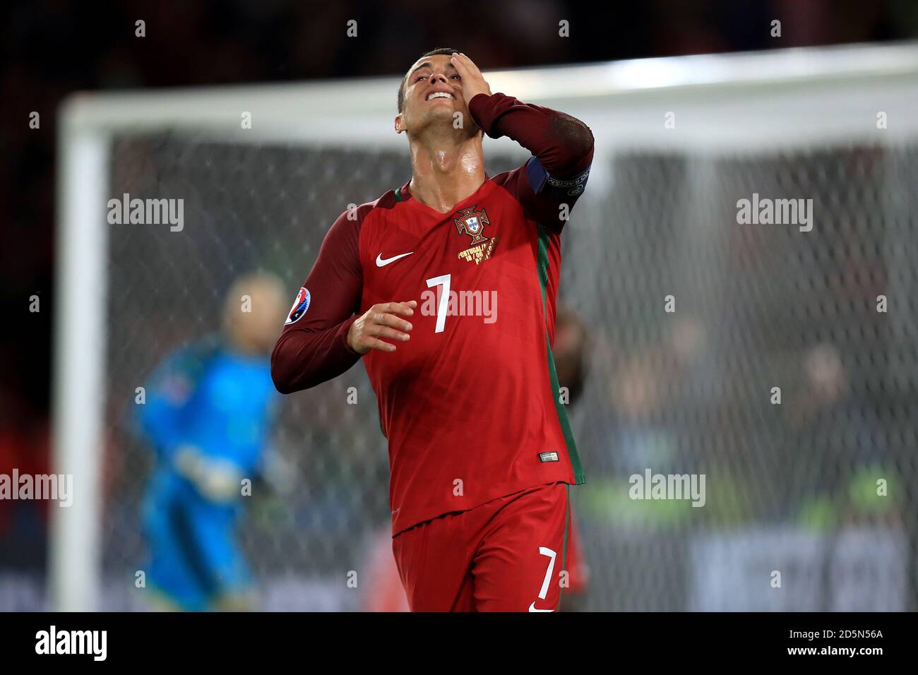 Portugal's Cristiano Ronaldo shows his frustrations Stock Photo - Alamy